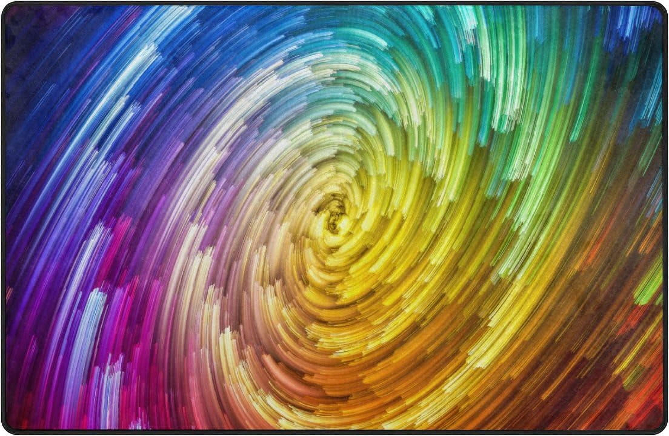 Coolnut Color Swirl Series Area Rug Pad - 31 x 20 inch - 100% Light ...