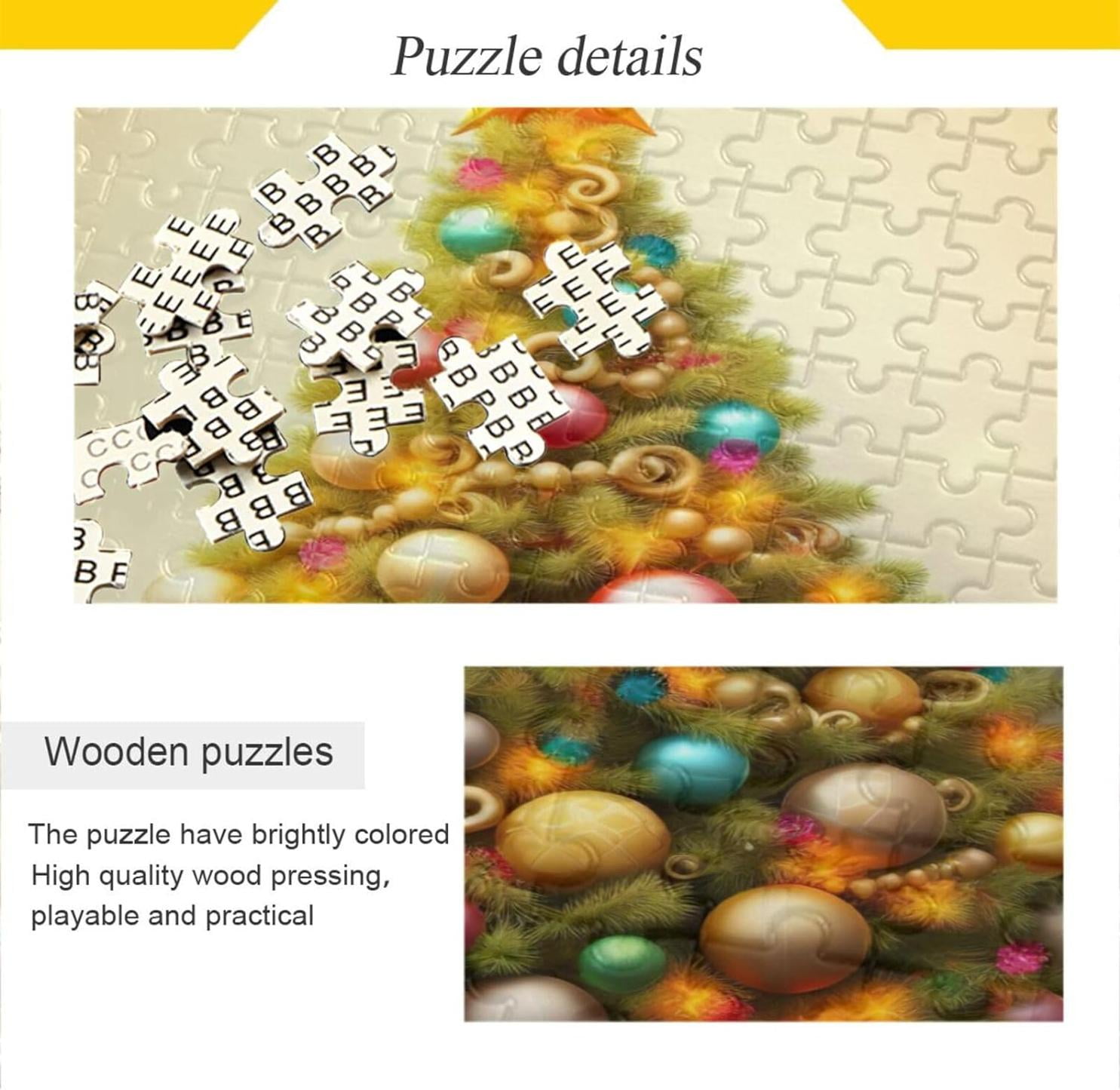 Coolnut Colorful Christmas Tree Puzzles for Adults and Kids 1000 Pieces ...