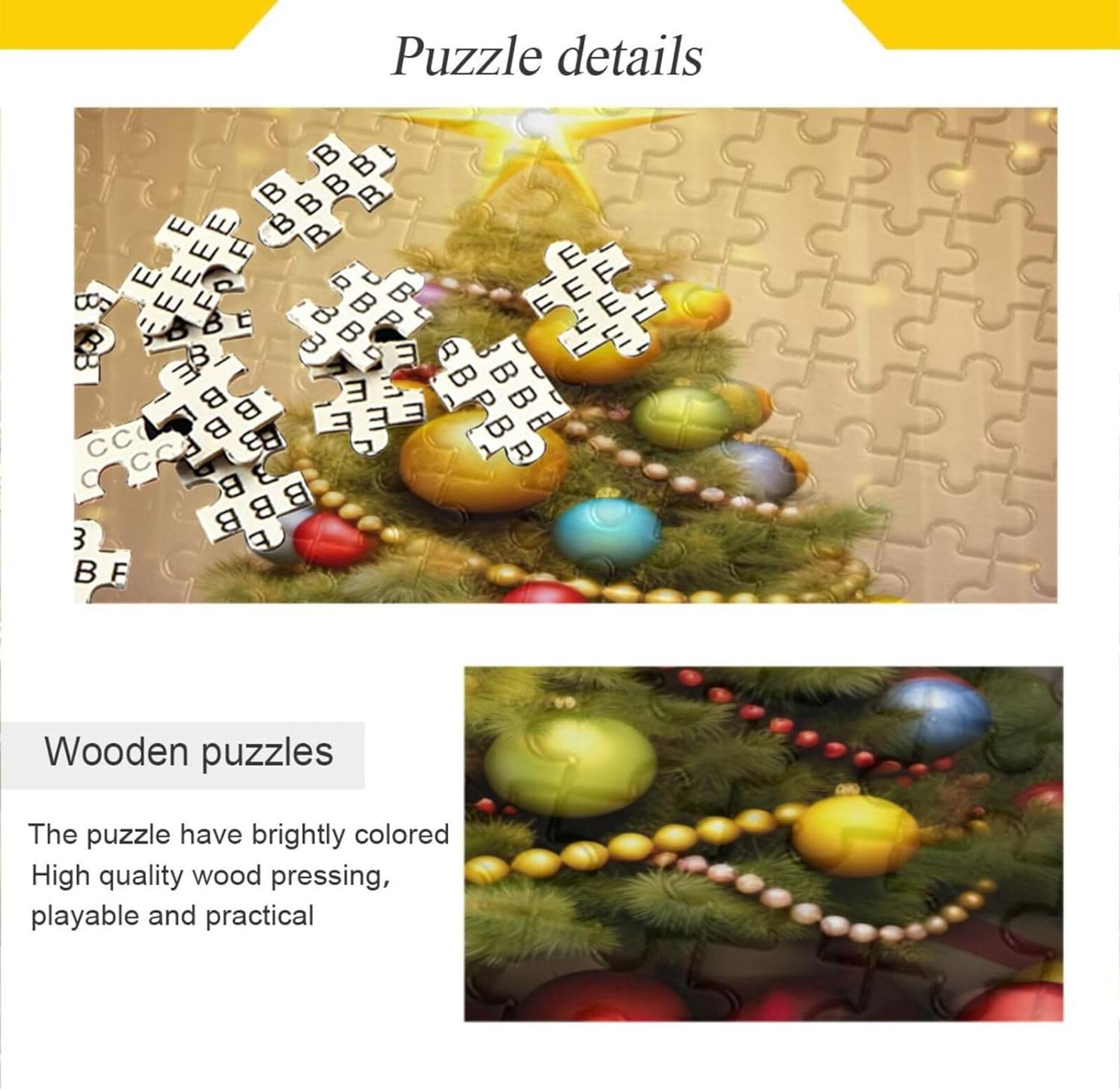 Coolnut Colorful Christmas Tree Puzzles for Adults and Kids 500 Pieces ...