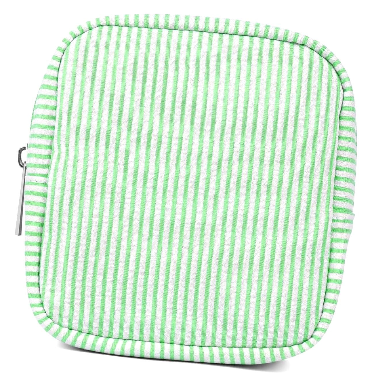 Coolnut Compact Cosmetics Pouch for Purse, Tiny Bag with Interior ...