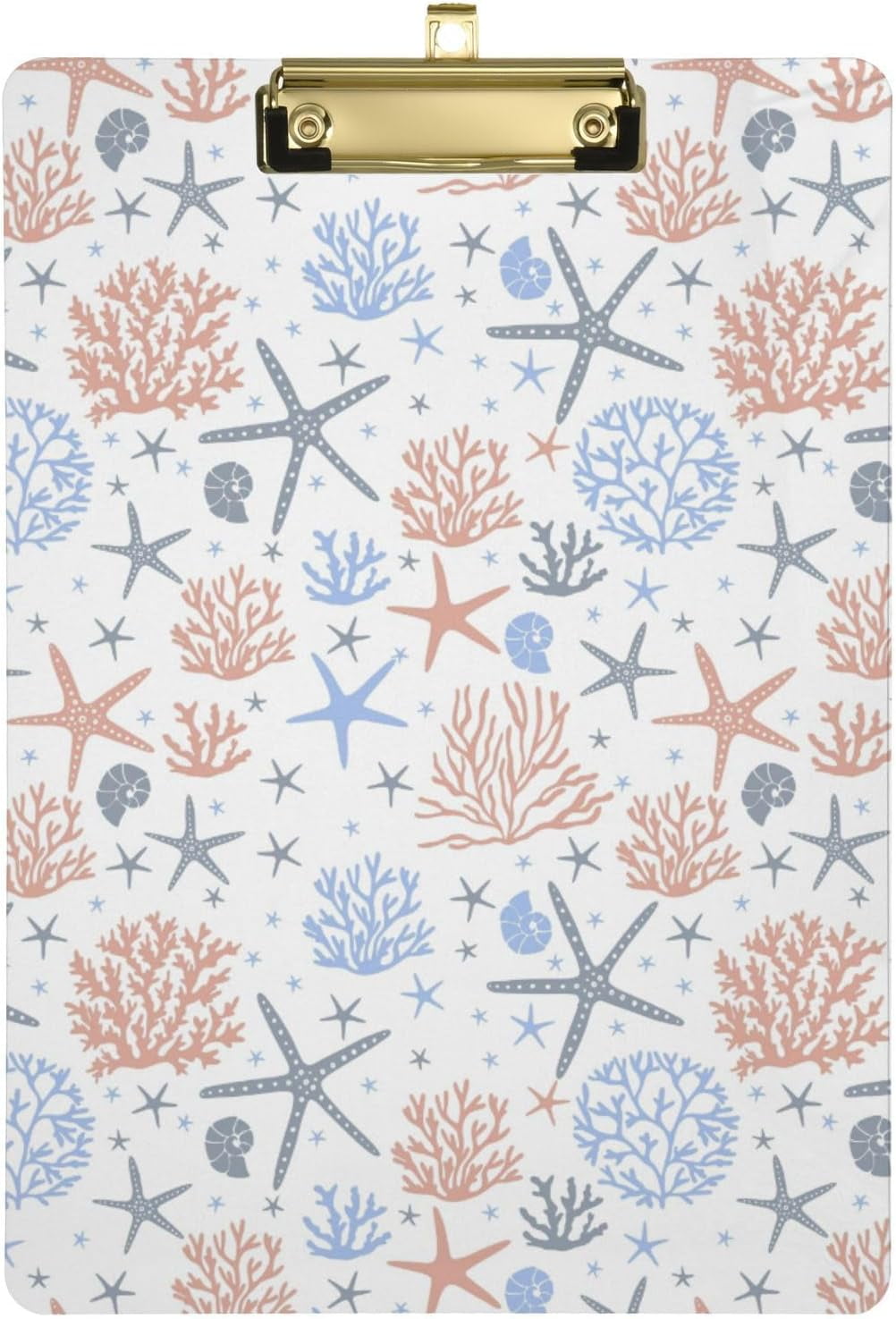 Coolnut Corals Seashells Clipboard, Acrylic Standard A4 Letter Size ...