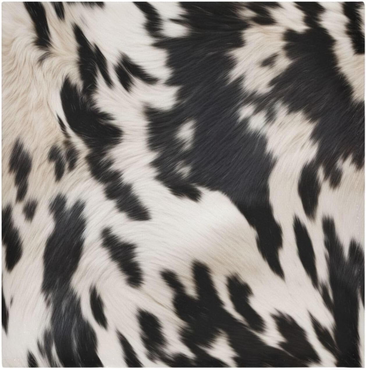 Coolnut Cow Print Cloth Napkins Set of 6, Ultra Soft Machine Washable ...