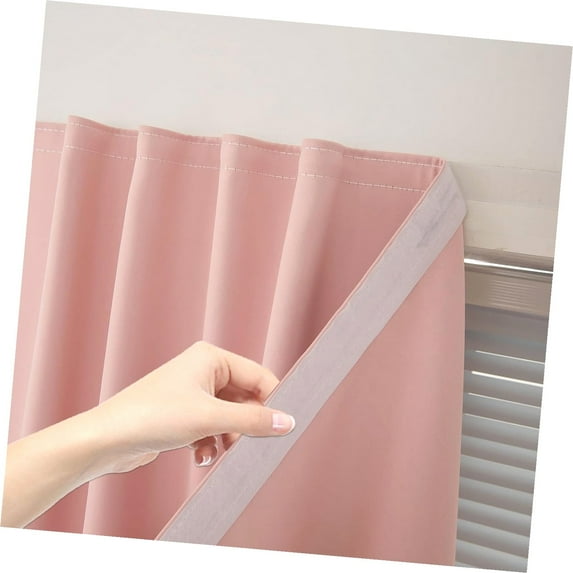 Coolnut Curtains- Stick Curtains Shades Window Blinds Curtains No Rod ...