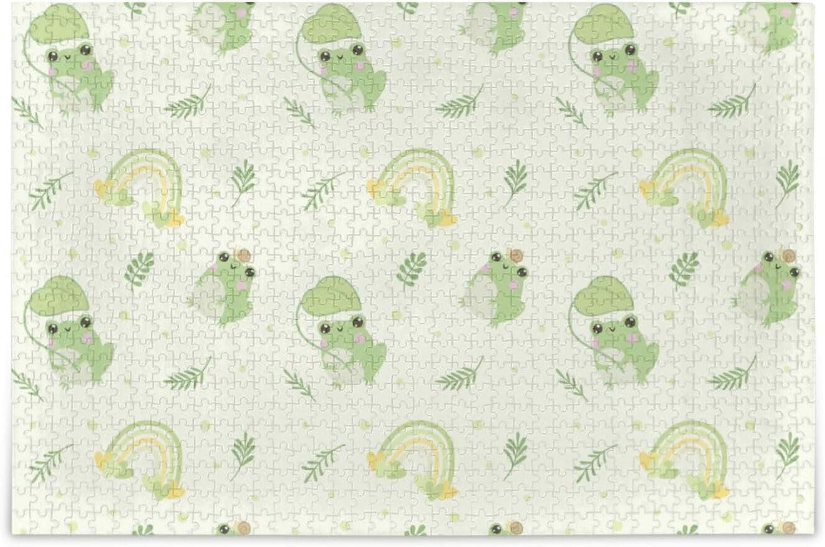 Coolnut Cute Frog Jigsaw Puzzle for Adults Teens Kids, 500 Pieces ...