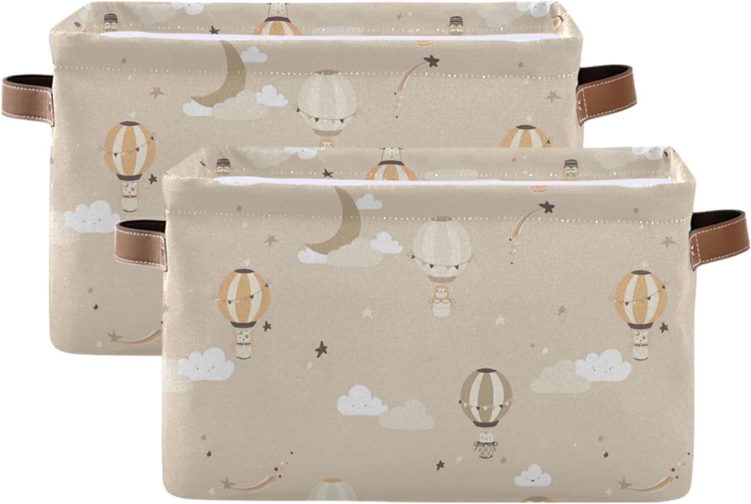 Coolnut Cute Hot Air Balloon Storage Bin for Toy Storage Basket Dirty ...