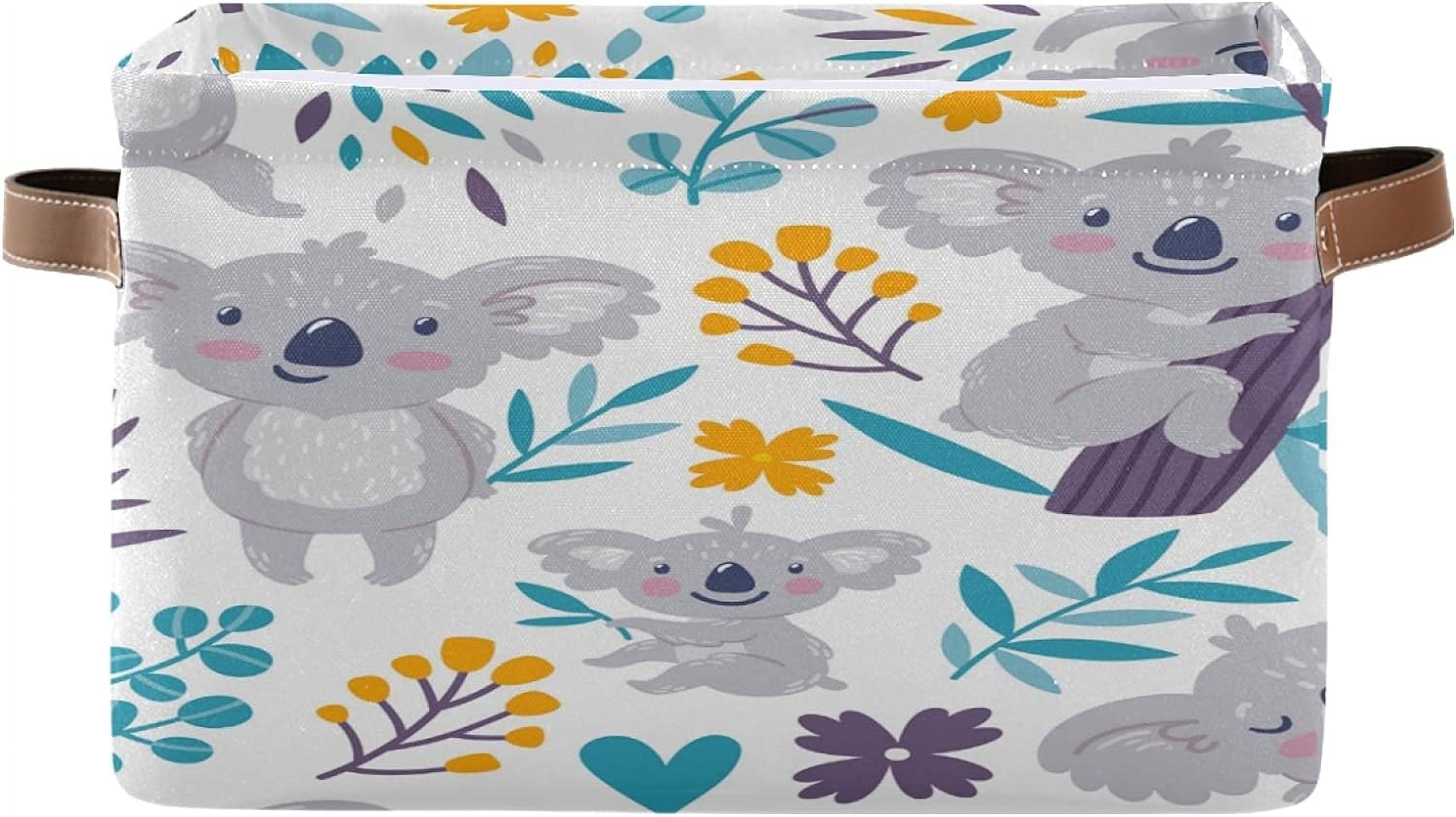 Coolnut Cute Koala Bears Storage Bin for Toy Storage Basket Dirty ...