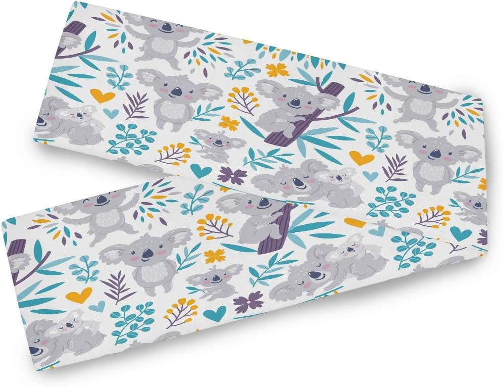 Coolnut Cute Koala Bears Table Runner 13 x 90 Inches for Mother's Day ...