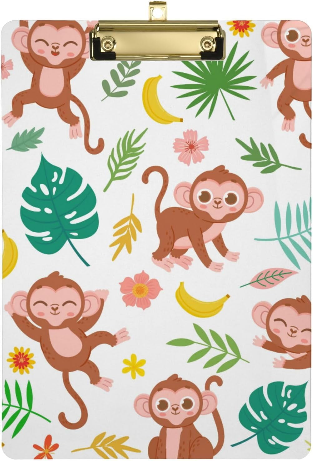 Coolnut Cute Monkeys Clipboard, Acrylic Standard A4 Letter Size Clip ...