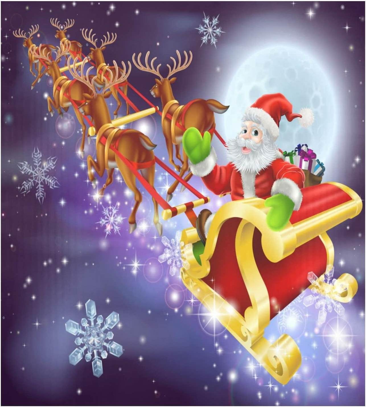 Coolnut Cute Santa Dishwasher Magnet Cover 23"Wx26"H , Farmhouse ...