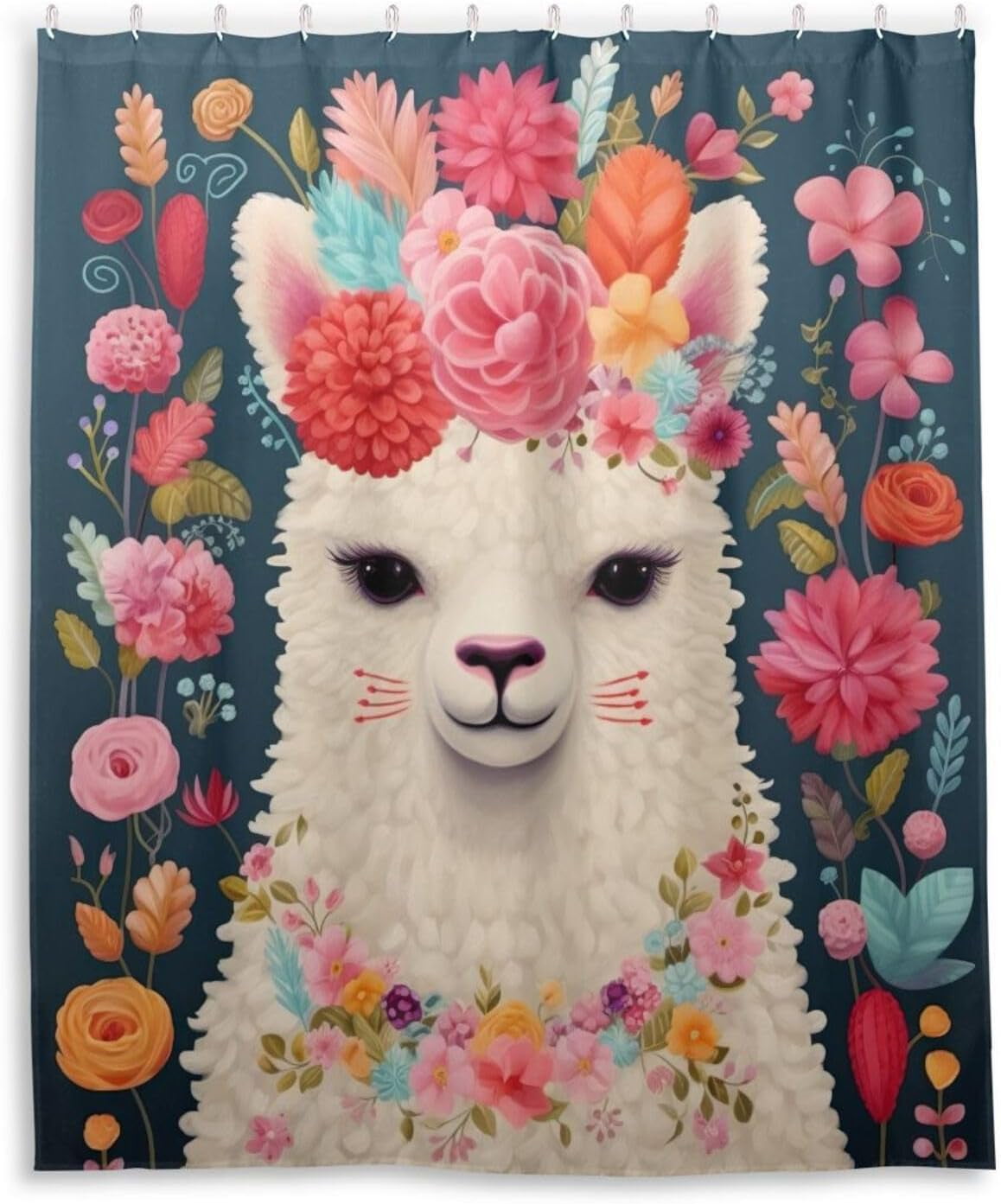 Coolnut Cute Sheep Shower Curtain for Bathroom, Bath Bathroom ...