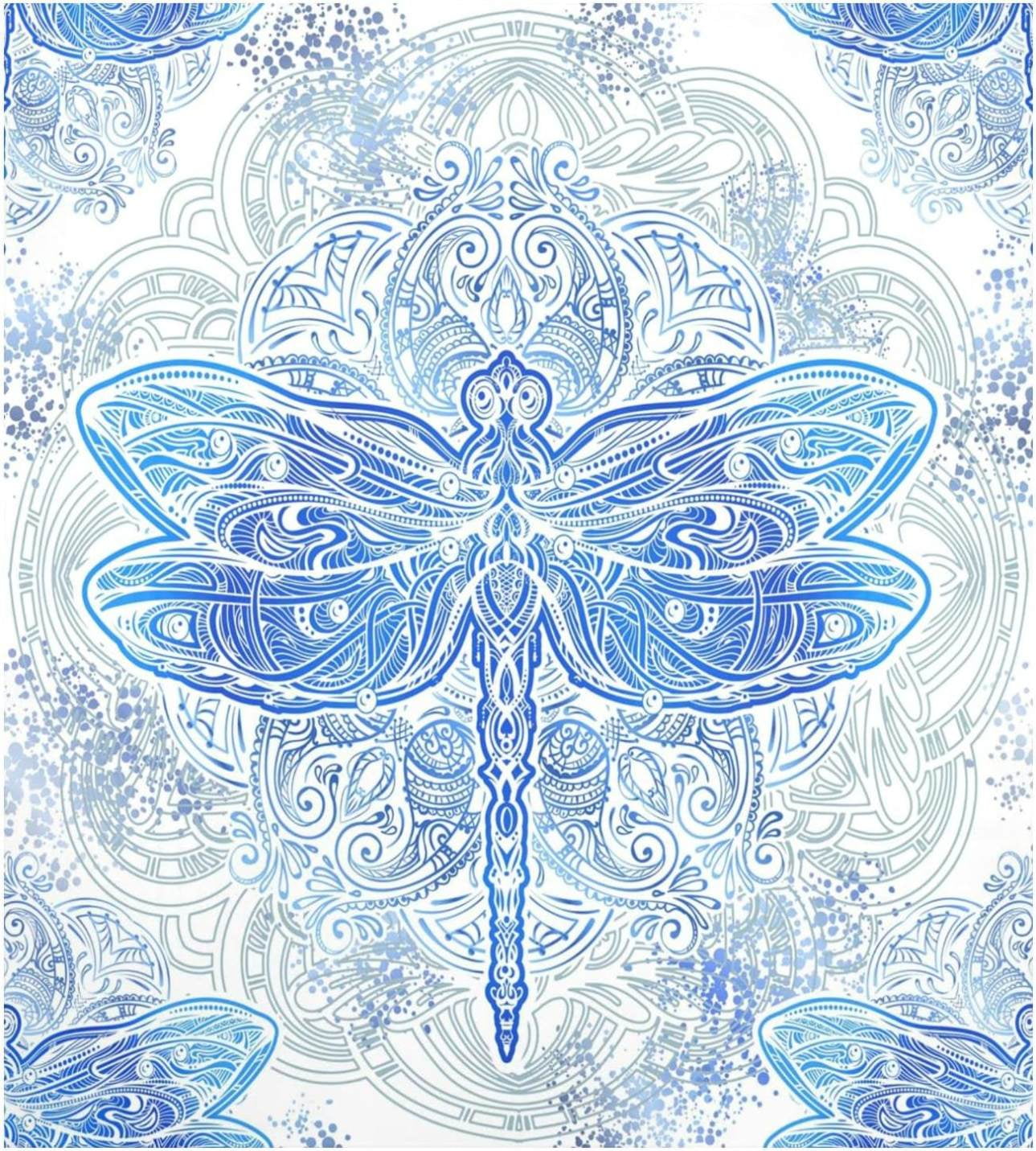 Coolnut Dishwasher Magnet Cover 23"Wx26"H ,Dragonfly Farmhouse Kitchen ...