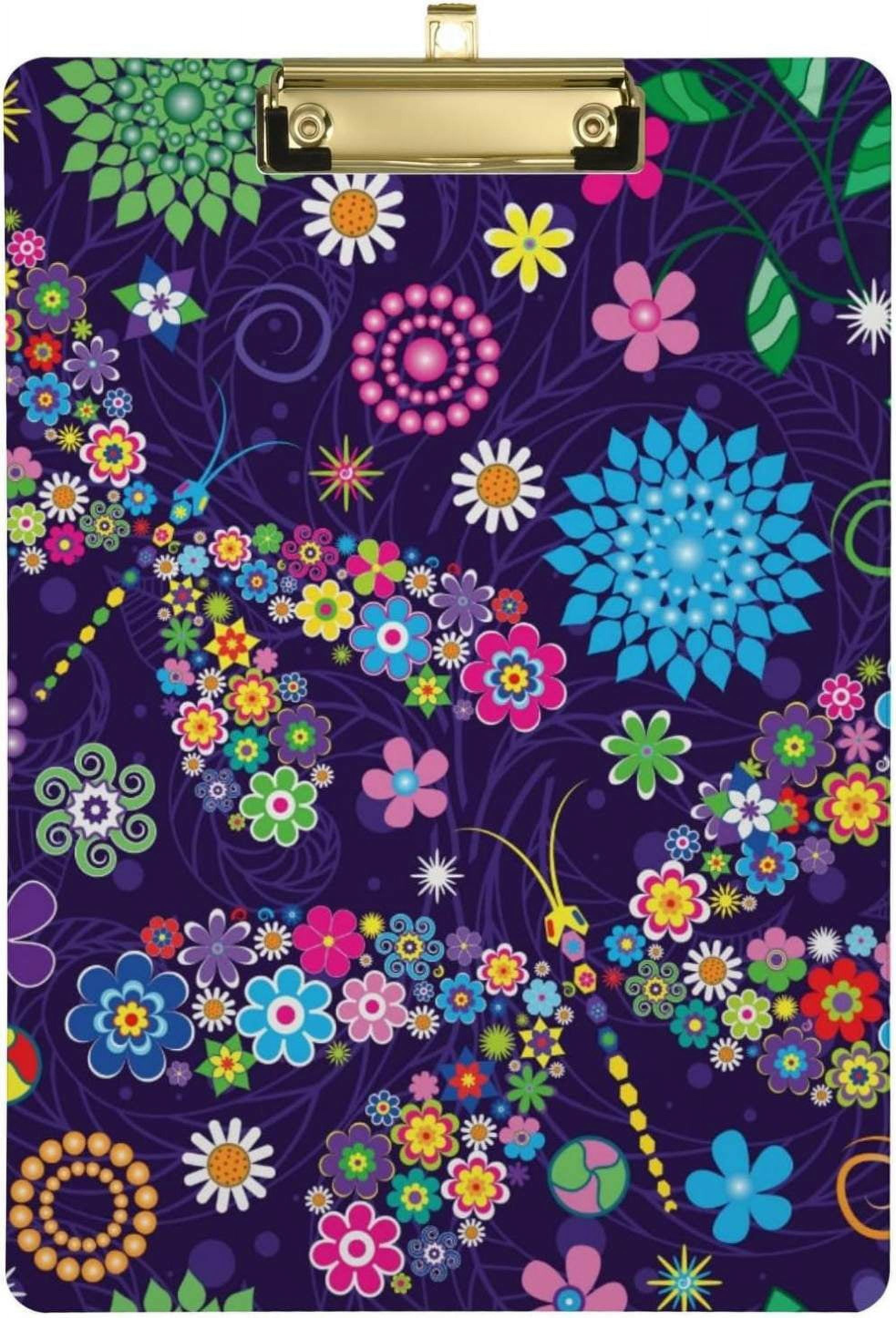 Coolnut Dragonfly Clipboard, Acrylic Standard A4 Letter Size Clip Board ...