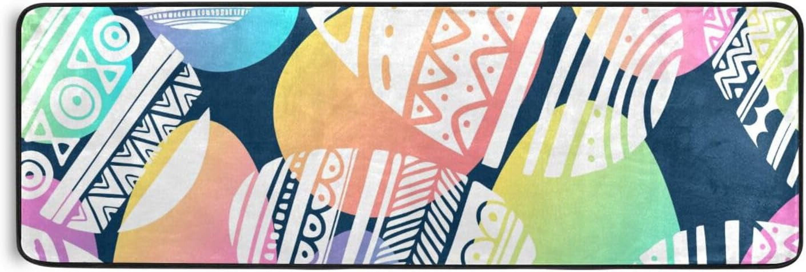 Coolnut Easter Eggs Pattern Area Rug - 2' x 6' Washable Runner Rugs ...
