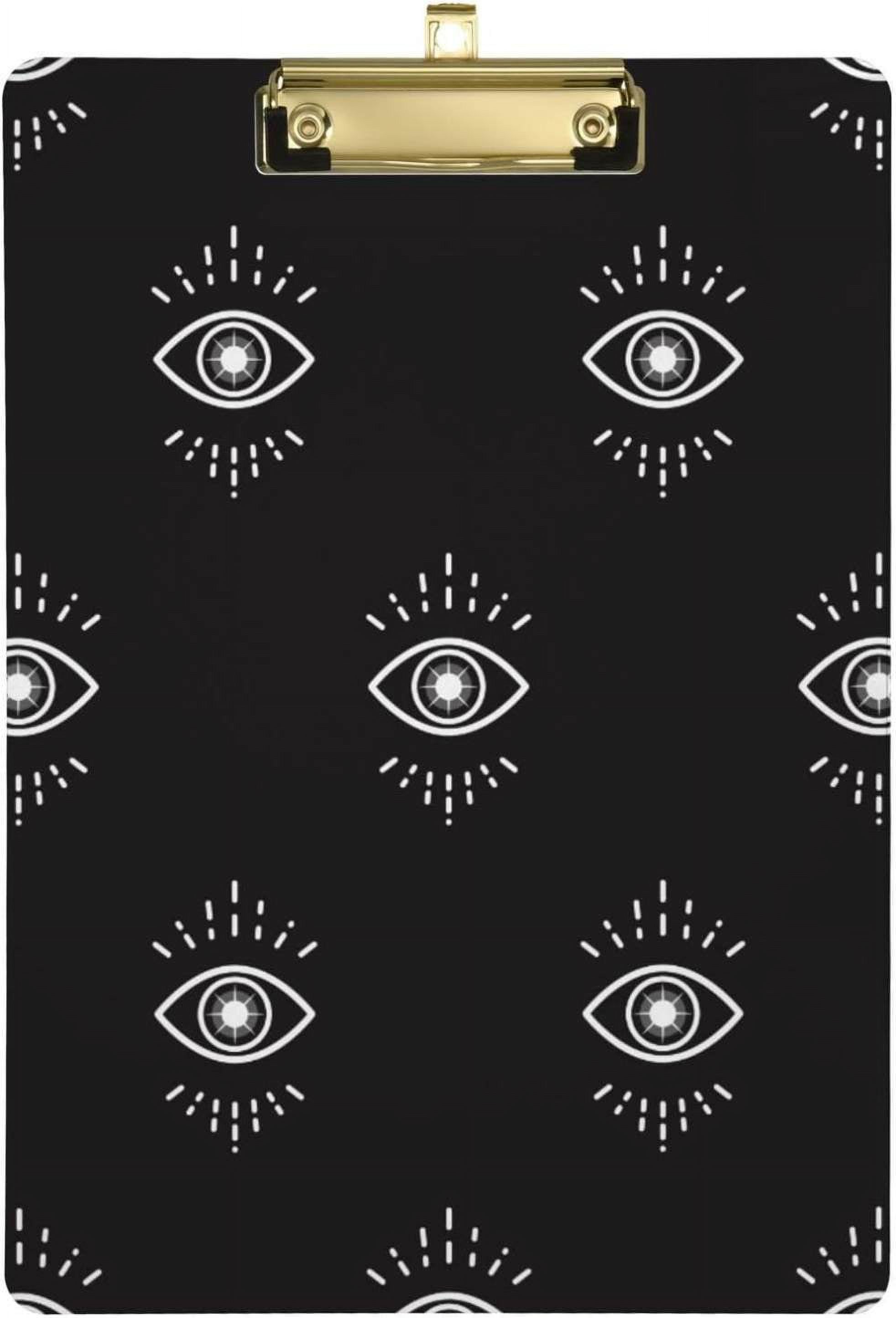 Coolnut Evil Eyes Clipboard, Acrylic Standard A4 Letter Size Clip Board ...