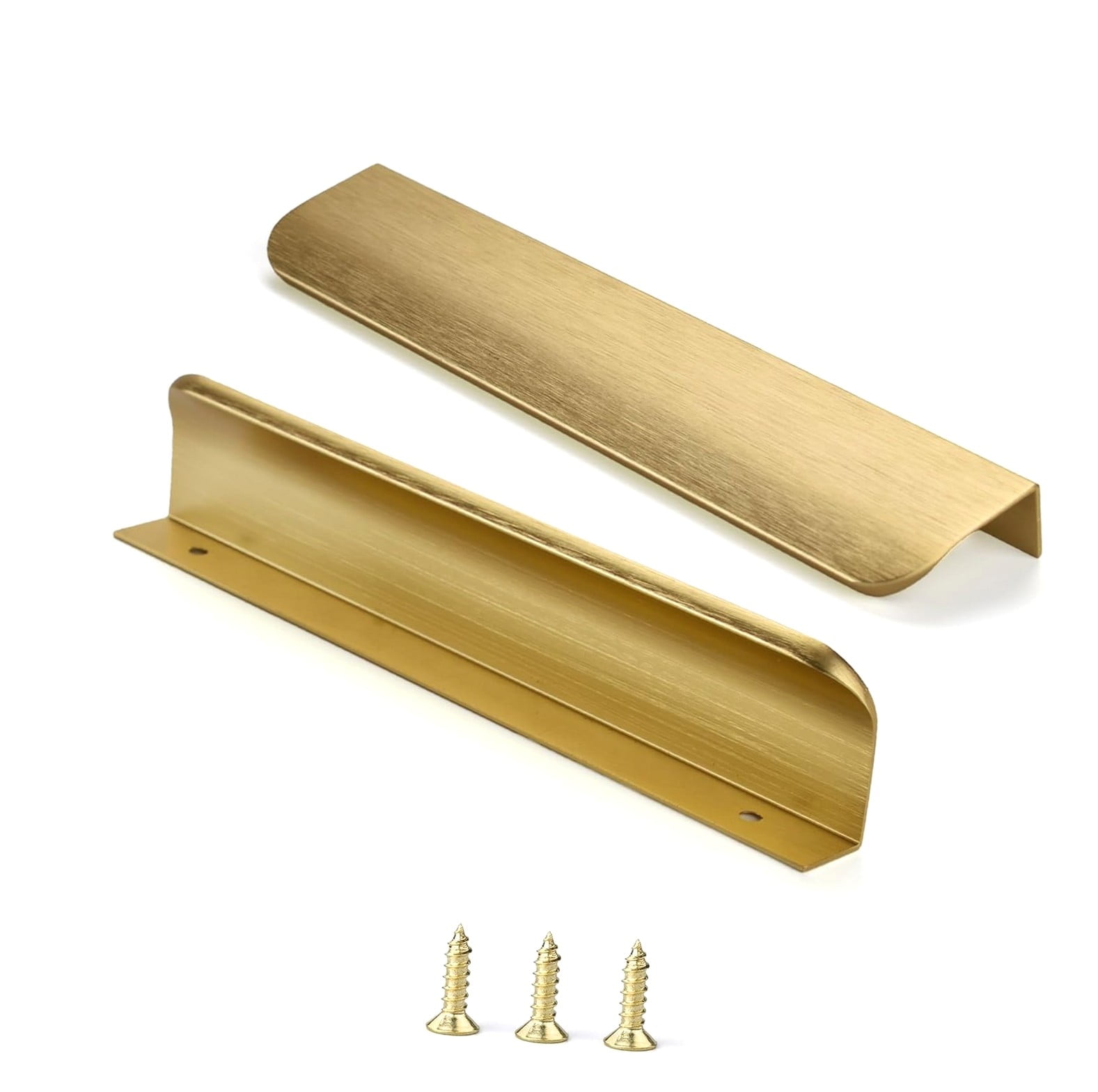 Coolnut Finger Tab Pull for cabinets Kitchen Drawer pulls Aluminum Back ...