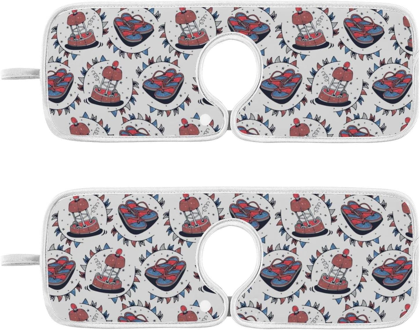 Coolnut Flip Flops Buoys Sink Splash Guard for Faucet 2 Packs Faucet ...