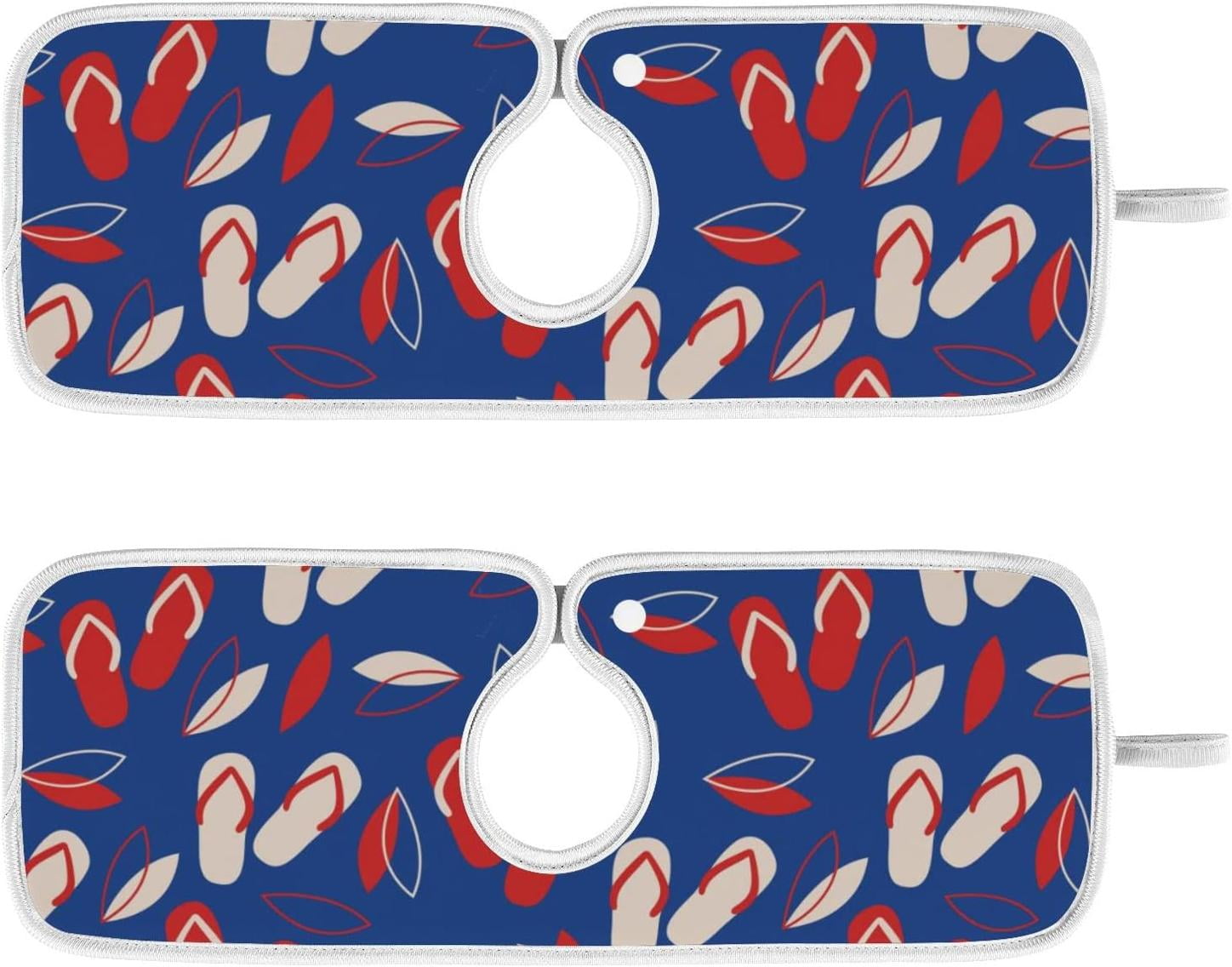 Coolnut Flip Flops Sink Splash Guard for Faucet 2 Packs Faucet ...