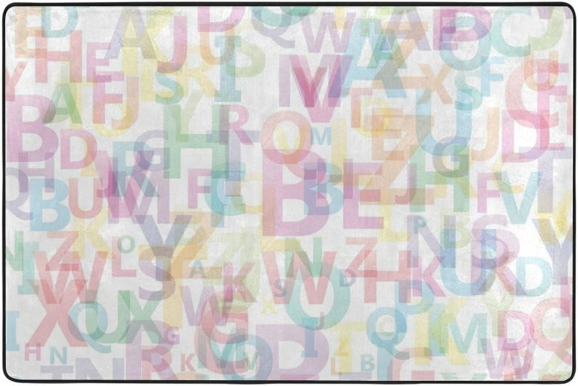 Coolnut Flying Alphabet Area Rug Pad - 3x2ft - 100% Light Weight ...