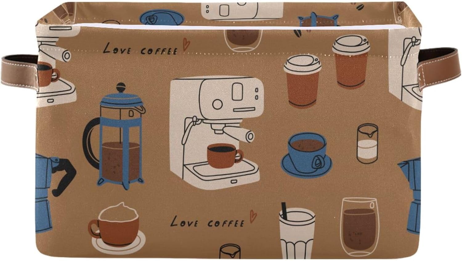 Coolnut Foldable Storage Bins Coffee Brewing Equipment Fabric Storage ...