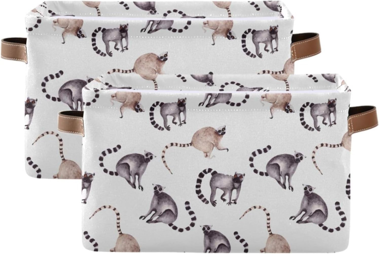 Coolnut Foldable Storage Bins Funny Possums Fabric Storage Baskets ...
