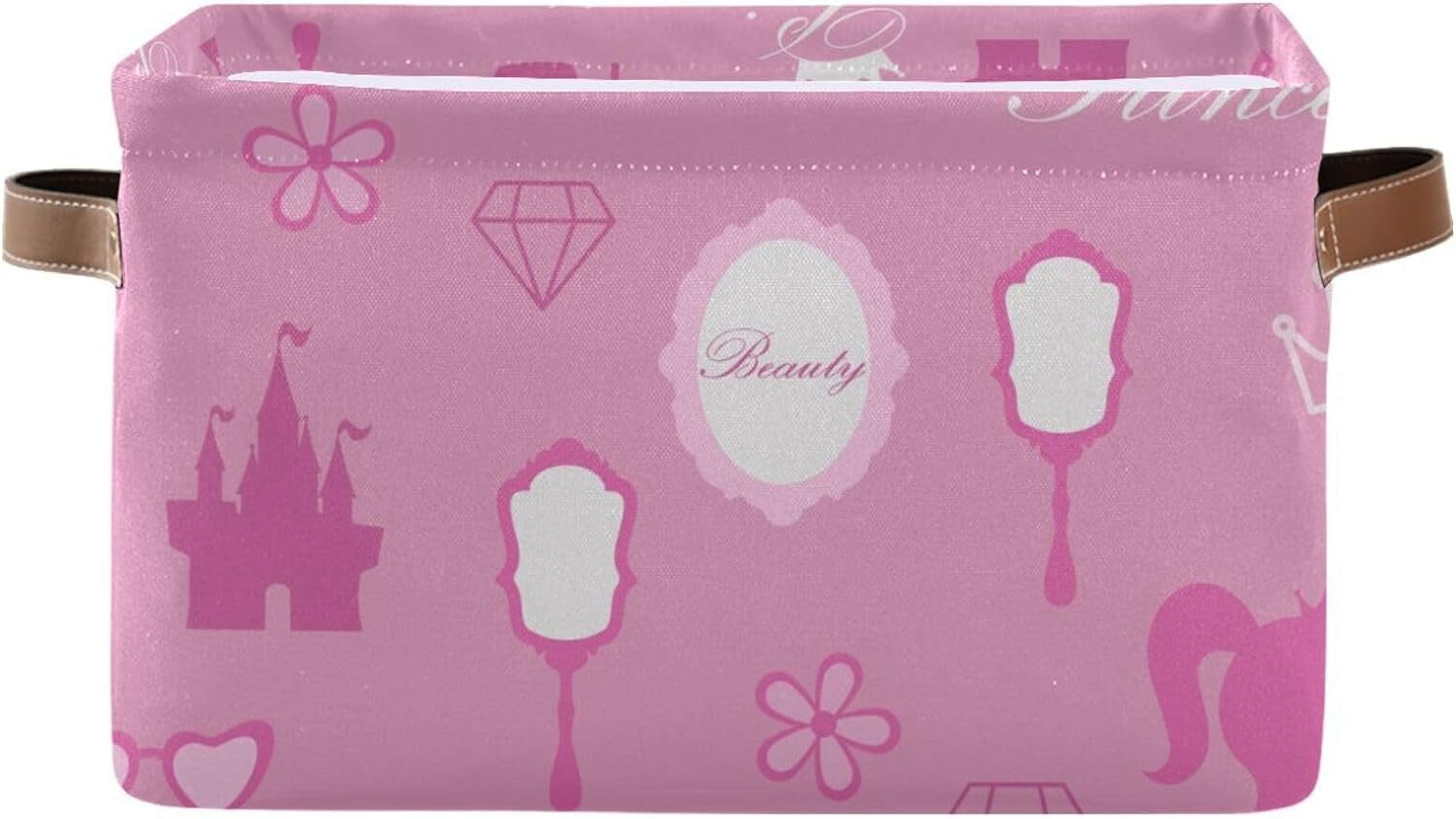 Coolnut Foldable Storage Bins Princess Castle Crown Fabric Storage ...