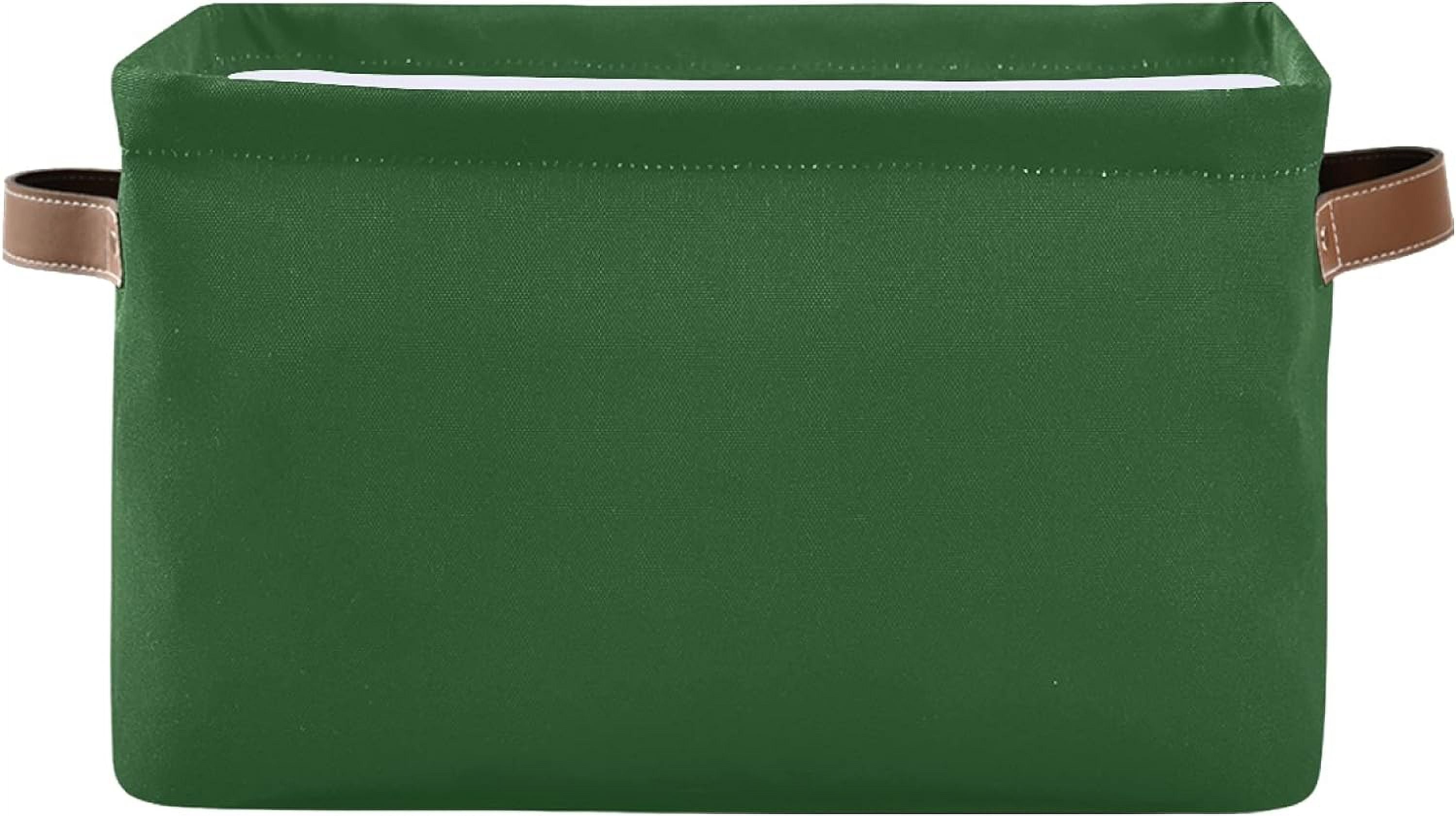 Coolnut Forest Green Color Storage Bin for Toy Storage Basket Dirty ...