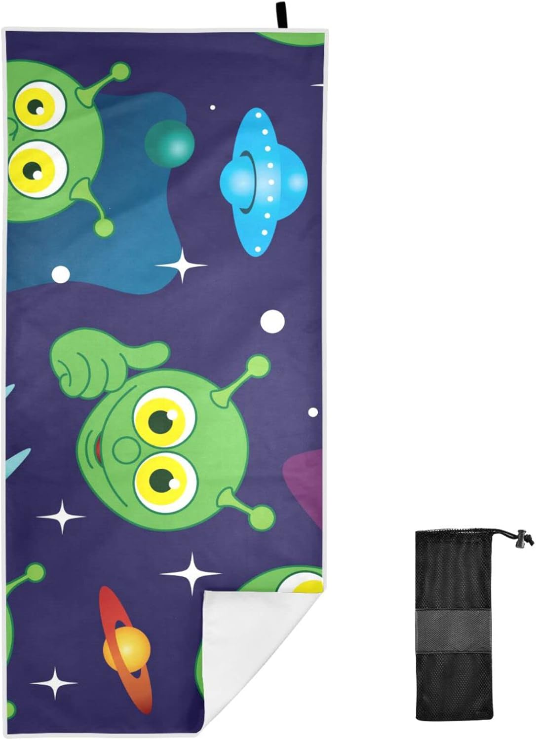Coolnut Funny Monsters Beach Towel, Fast Drying Extra Large Sand Free ...