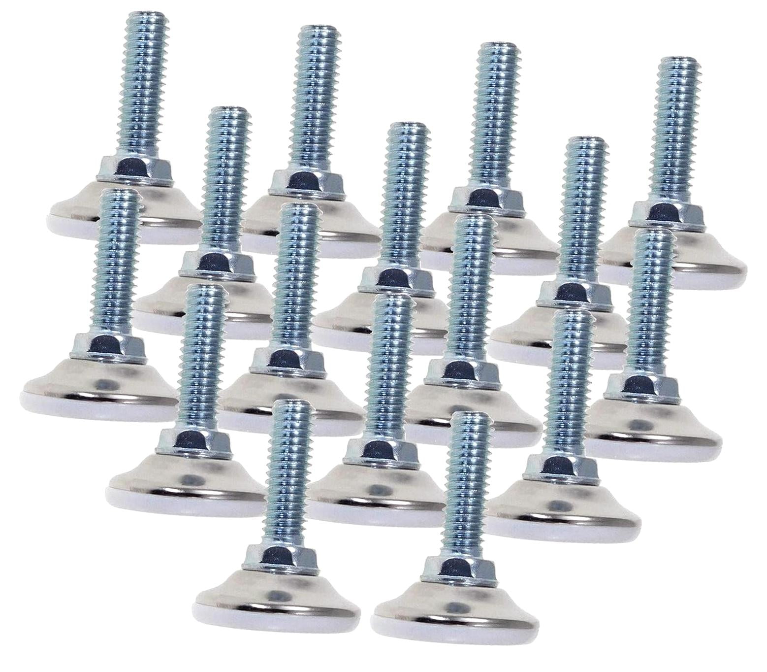 Coolnut Furniture Feet Chair Glides Adjustable Supports Nylon Base 16 ...