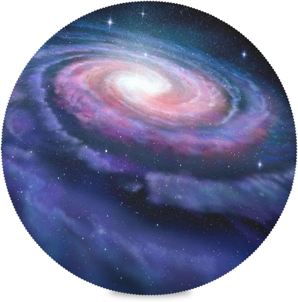 Coolnut Galaxy Universe Fantasy Round Placemats Set of 4 Table Mats for ...
