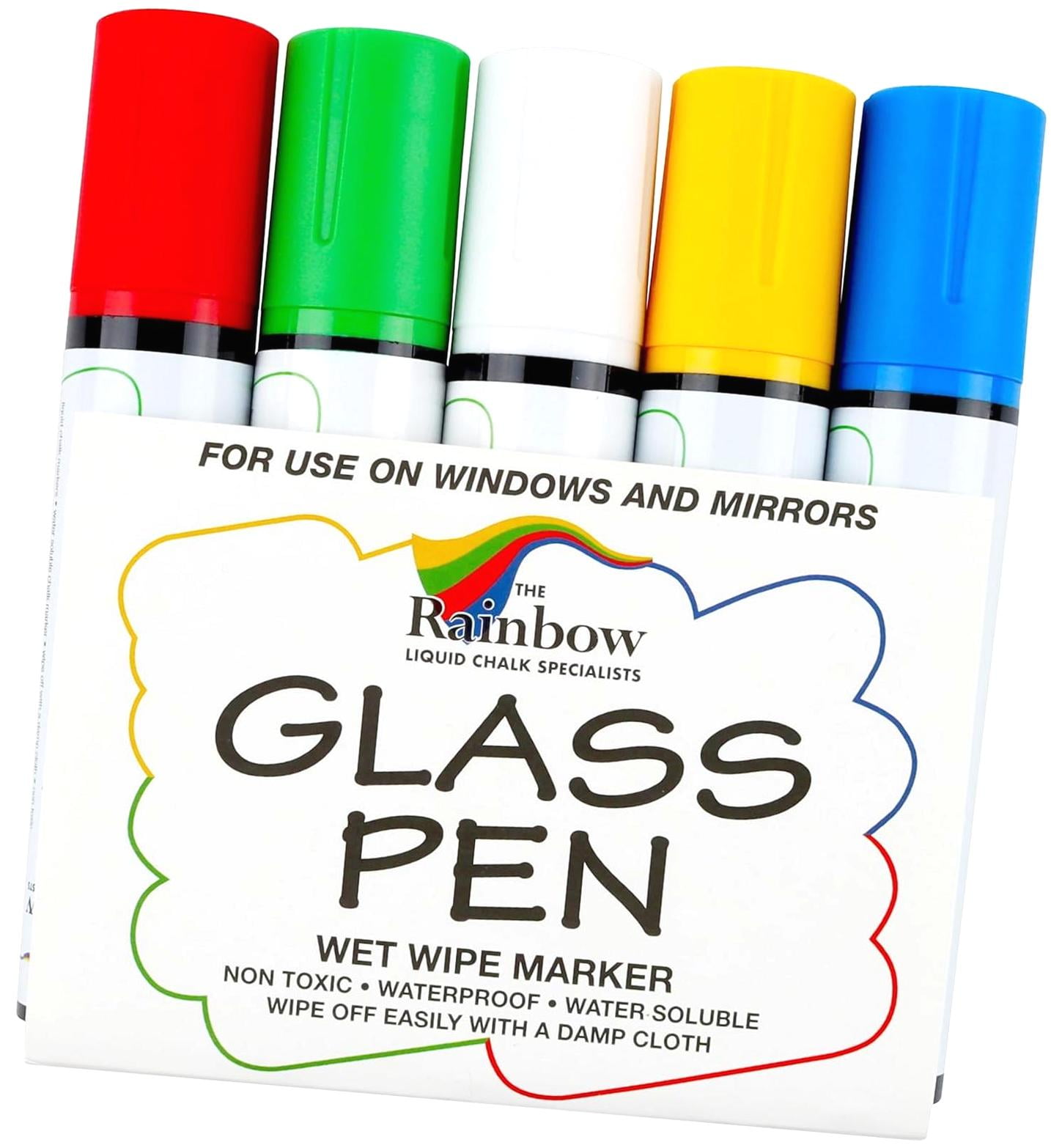 Coolnut Glass Pen Window Marker: Liquid Chalk Markers for Glass ...