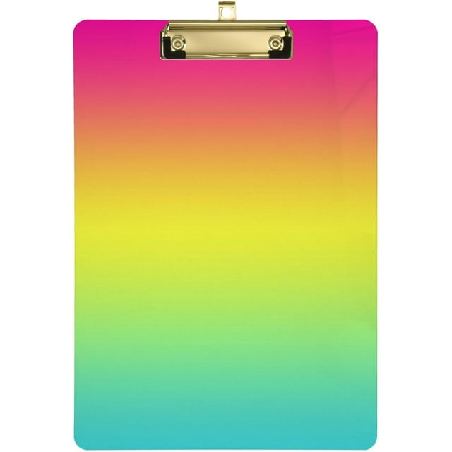 Coolnut Gradient Solid Color Clipboard, Acrylic Standard A4 Letter Size ...
