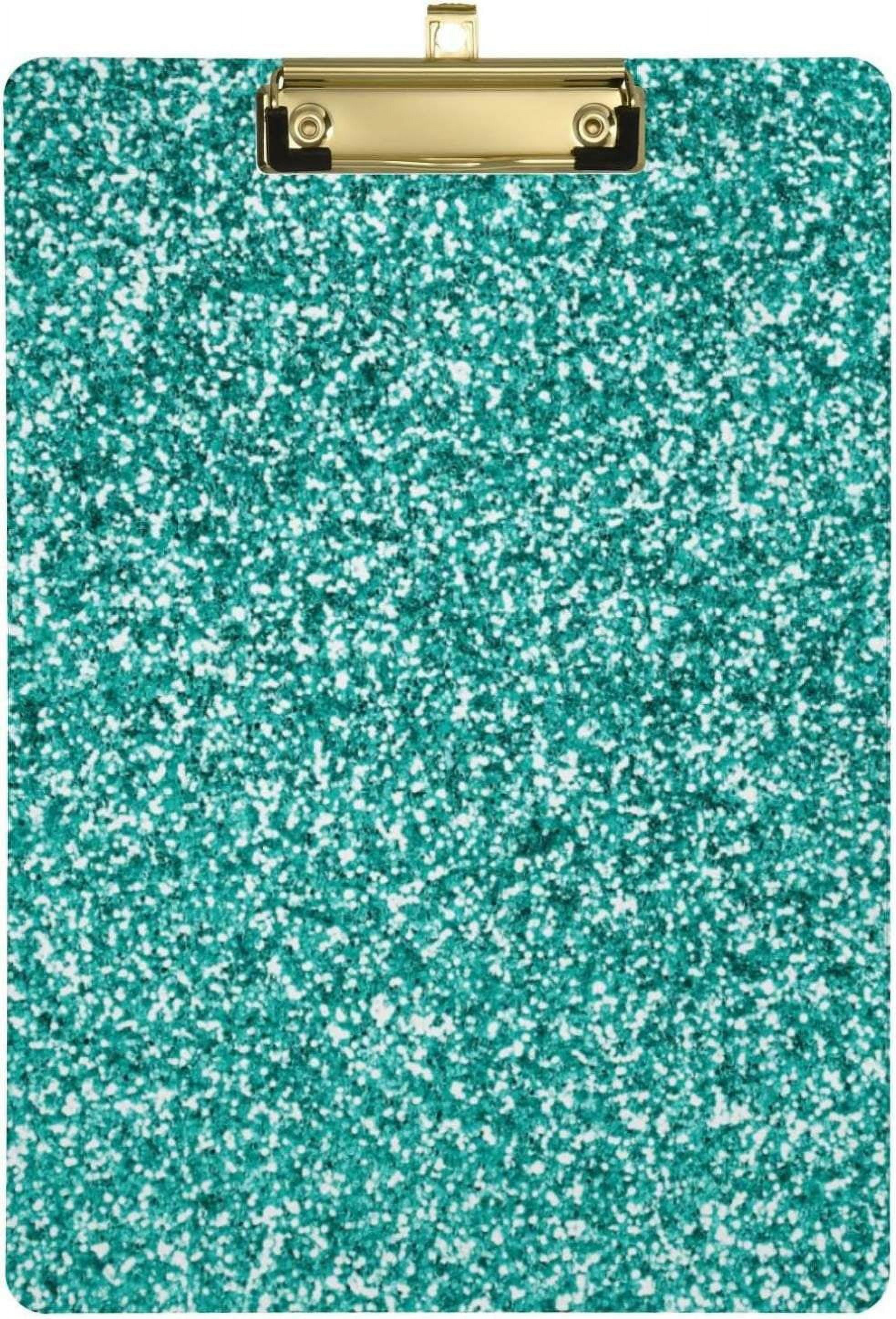Coolnut Green Glitter Texture Clipboard, Acrylic Standard A4 Letter ...