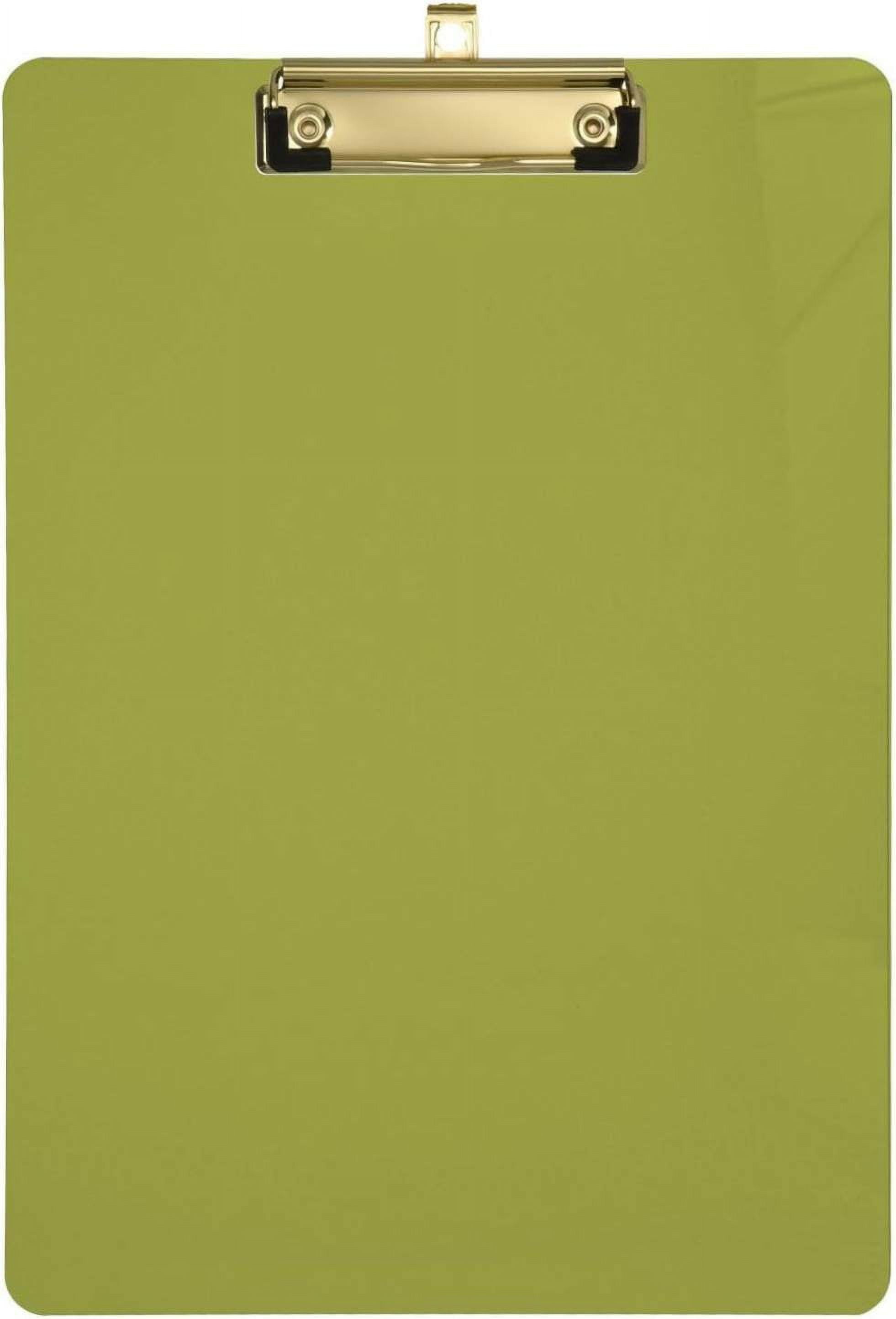 Coolnut Green Solid Color Clipboard, Acrylic Standard A4 Letter Size ...