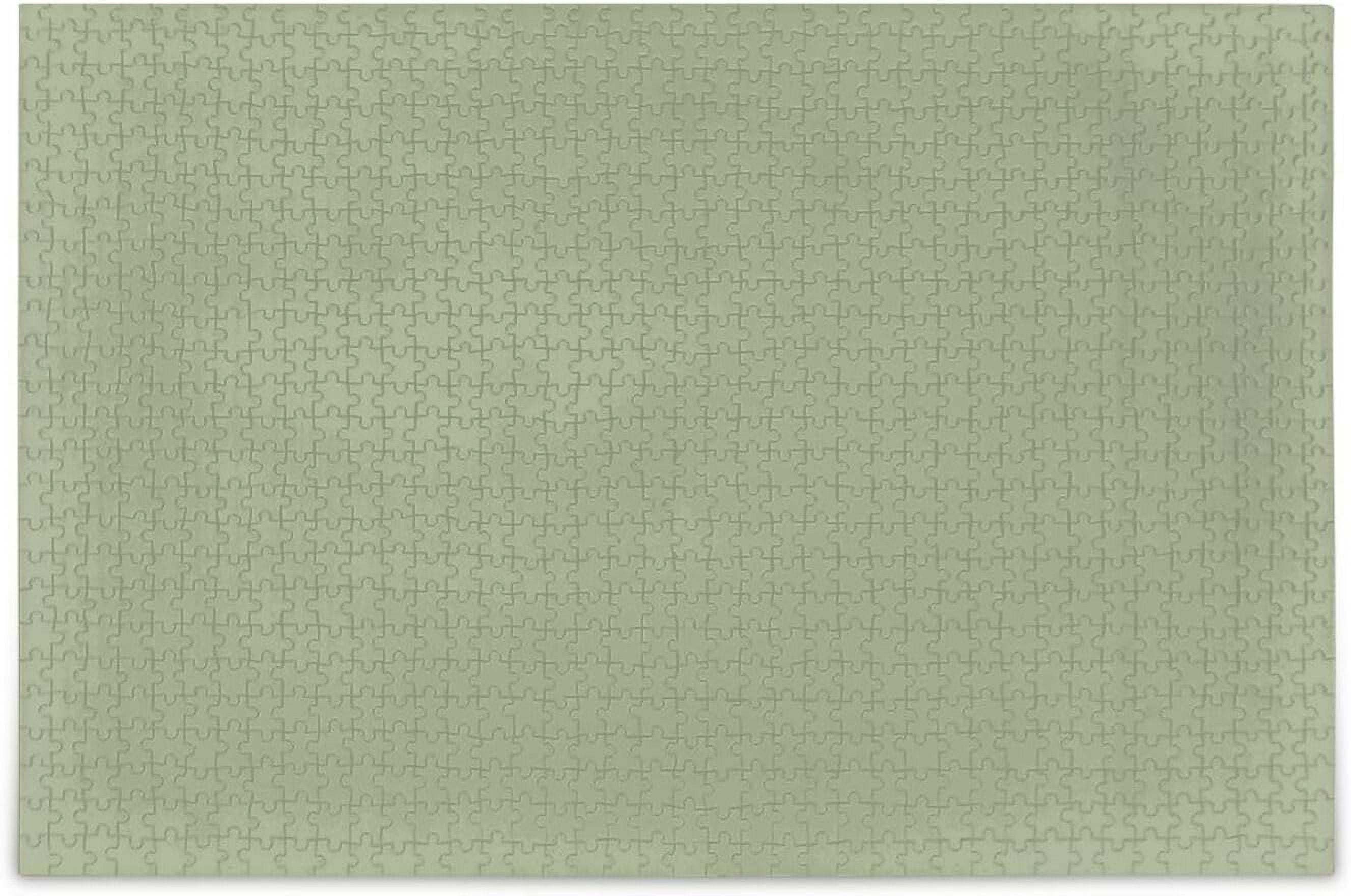 Coolnut Green Solid Color Jigsaw Puzzle for Adults Teens Kids, 1000 ...