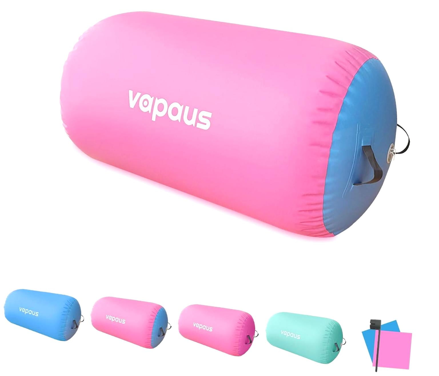 Coolnut Gymnastics Air Barrel Inflatable Tumbling Roller Mat Back ...