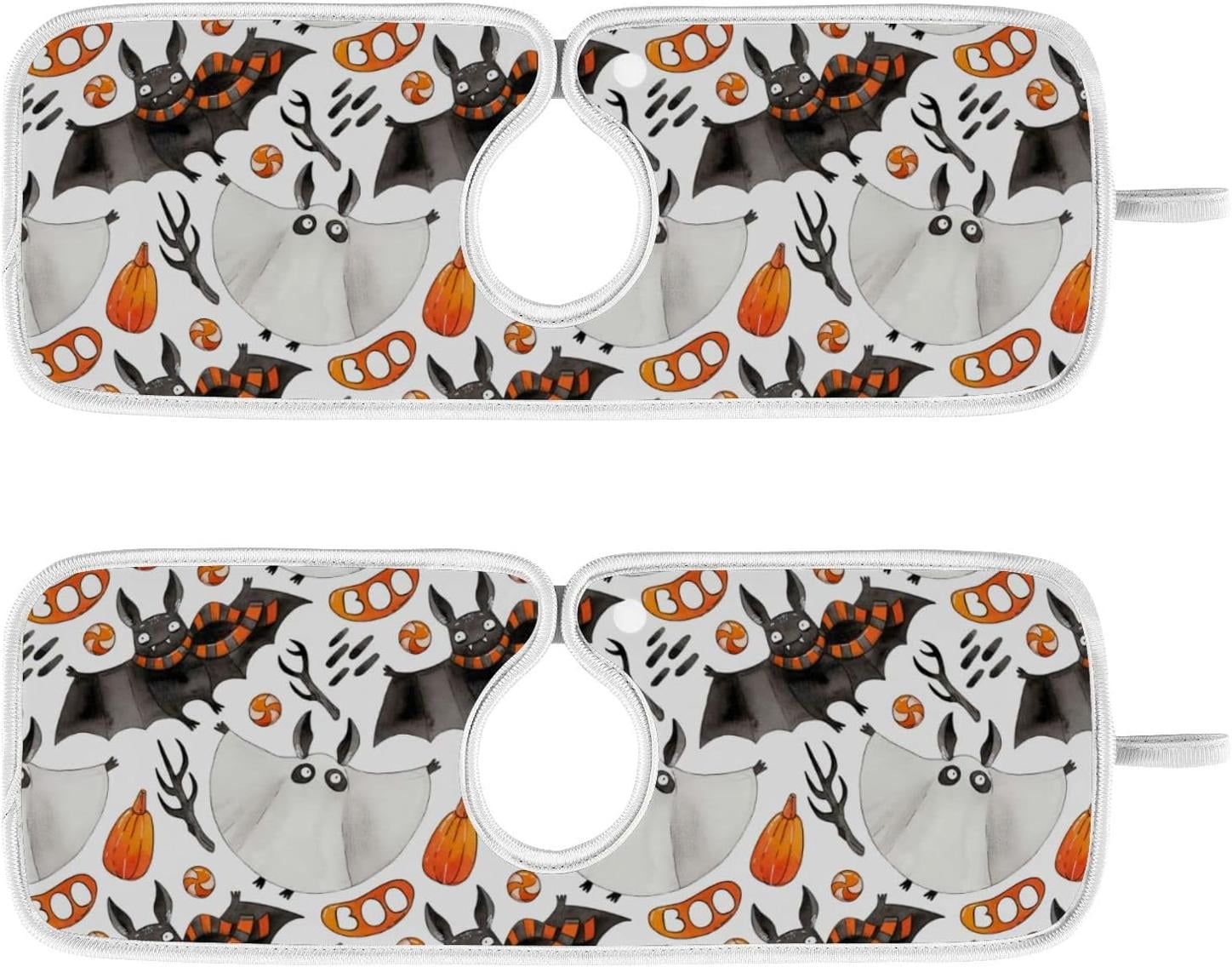 Coolnut Halloween Bat Spooky Sink Splash Guard for Faucet 2 Packs ...