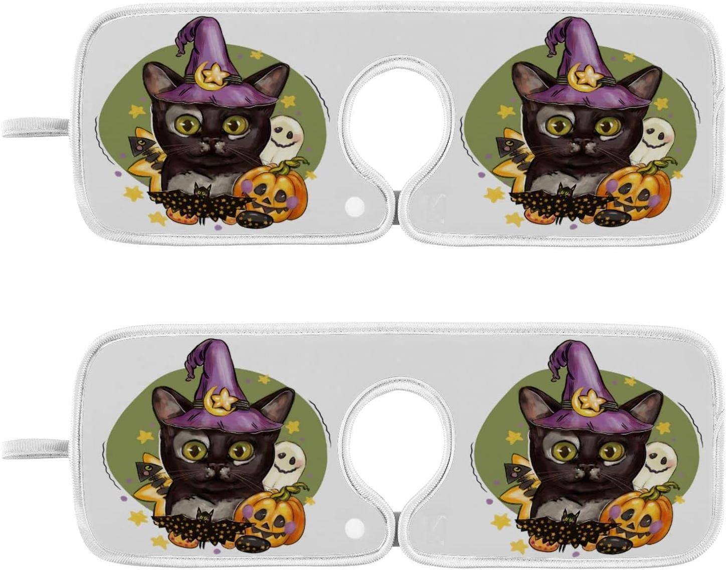 Coolnut Halloween Black Cat Cute Sink Splash Guard for Faucet 2 Packs ...