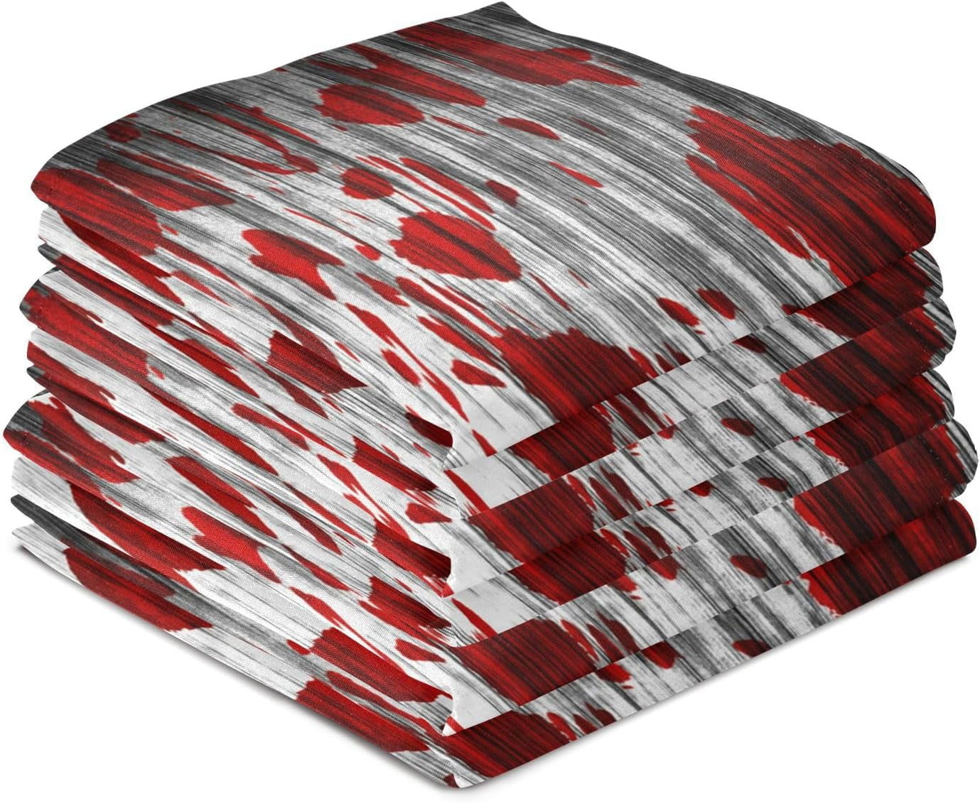 Coolnut Halloween Blood Splatter on an Old Grey Wall Kitchen Dish Towel ...