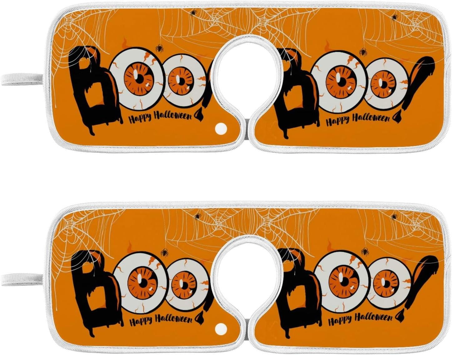 Coolnut Halloween Boo Sink Splash Guard for Faucet 2 Packs Faucet ...