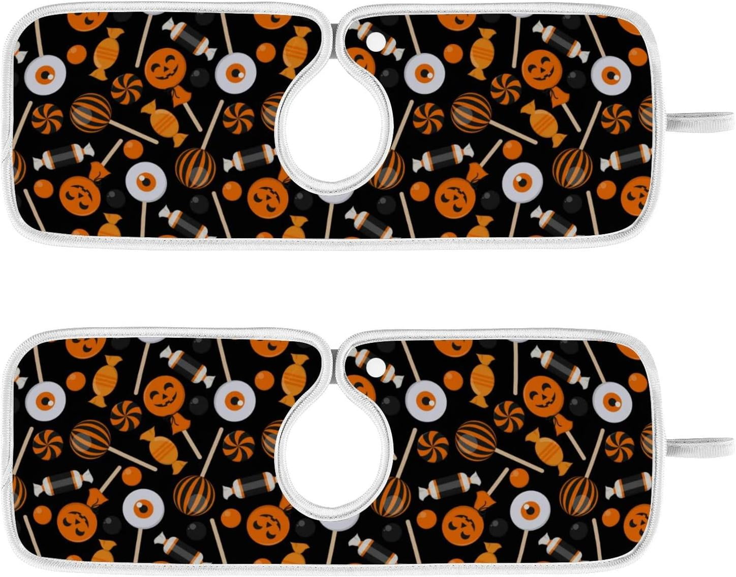 Coolnut Halloween Candy Pumpkin Sink Splash Guard for Faucet 2 Packs ...