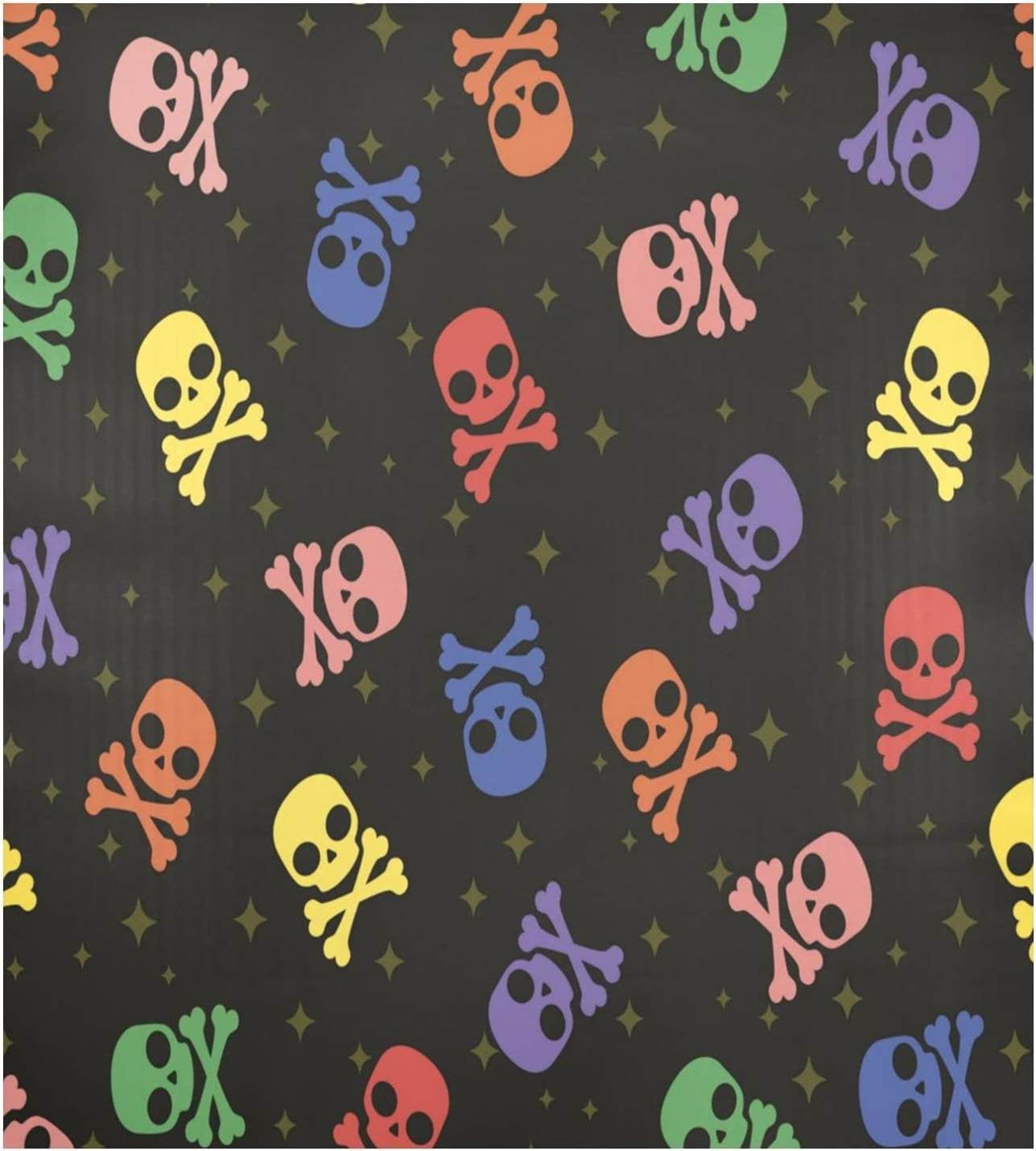 Coolnut Halloween Colorful Dead Skull Star Dishwasher Magnet Cover 23 ...