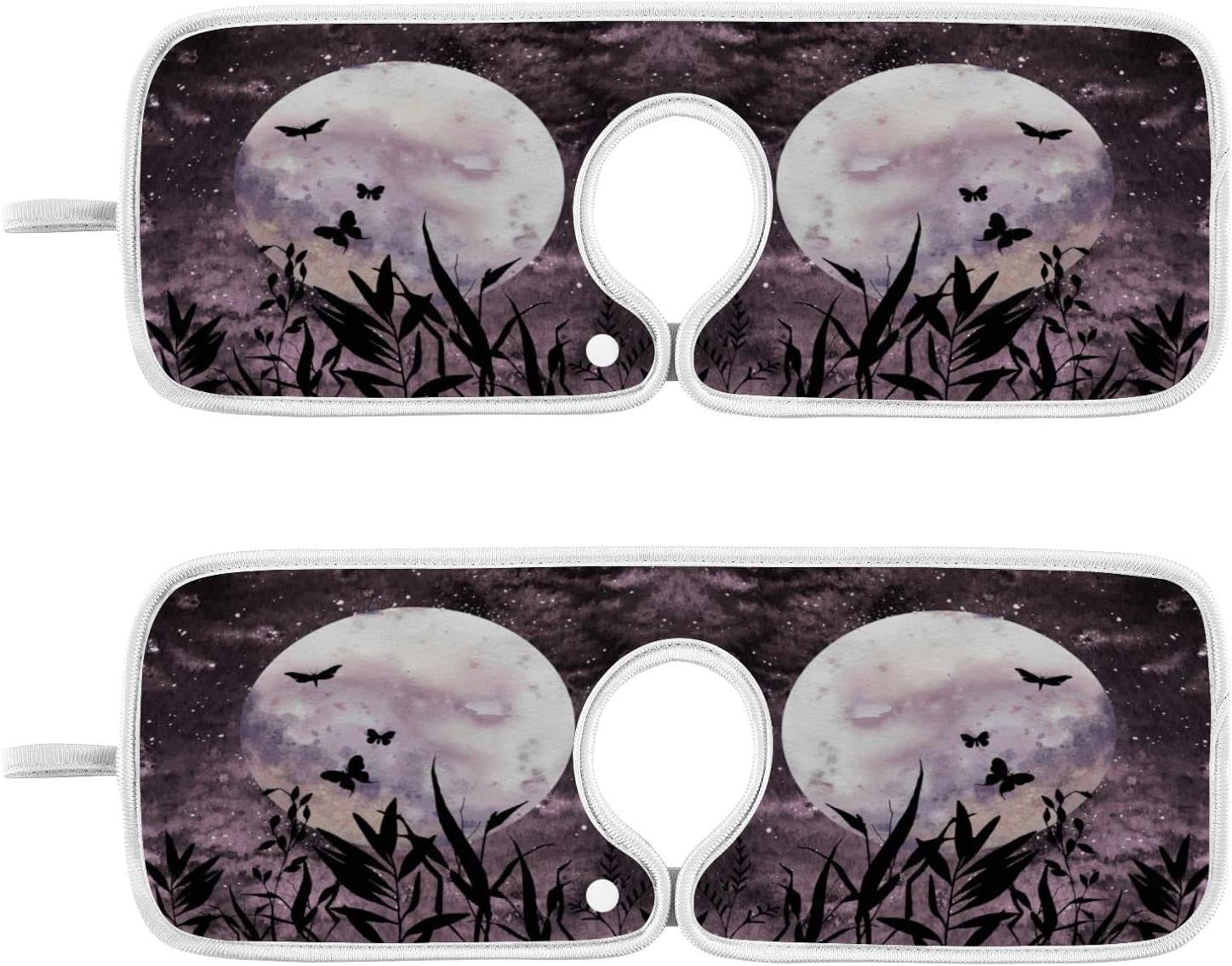 Coolnut Halloween Full Moon Sink Splash Guard for Faucet 2 Packs Faucet ...