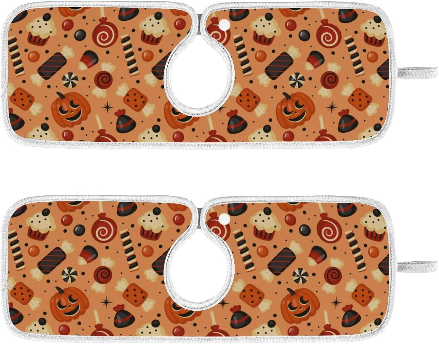 Coolnut Halloween Holiday Sink Splash Guard for Faucet 2 Packs Faucet ...