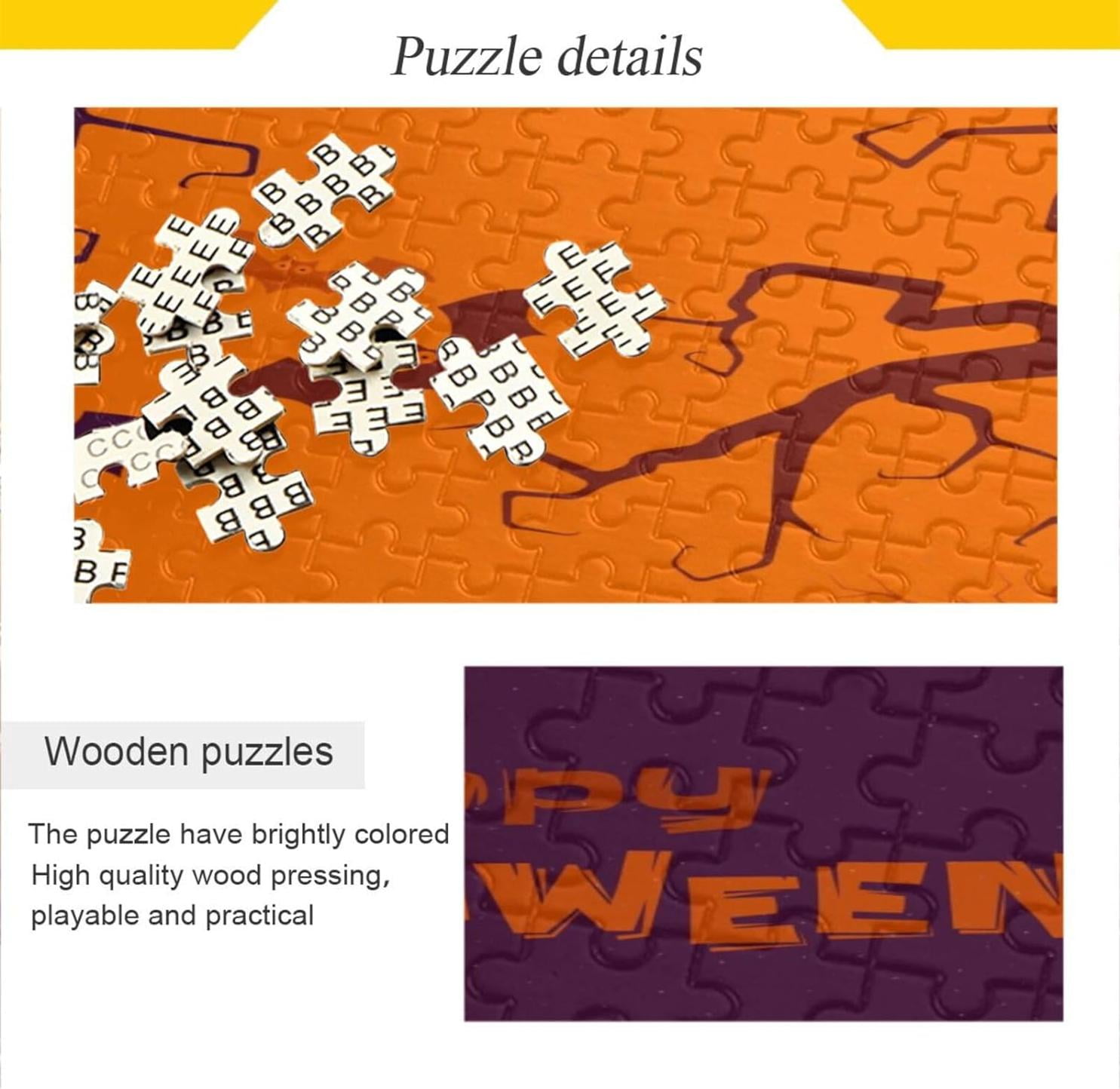 Coolnut Halloween Pumpkin Puzzles for Adults and Kids 500 Pieces ...