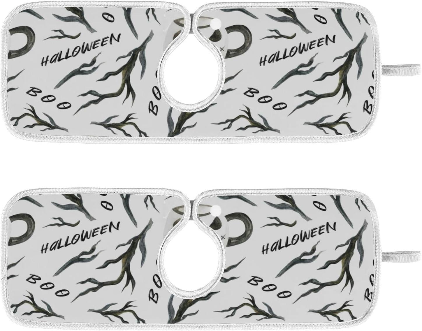 Coolnut Halloween Scary Face Sink Splash Guard for Faucet 2 Packs ...