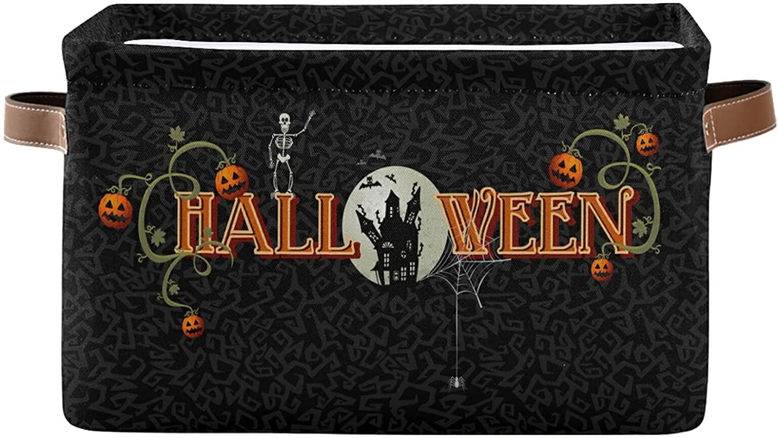Coolnut Halloween Spooky Storage Bin for Toy Storage Basket Dirty ...