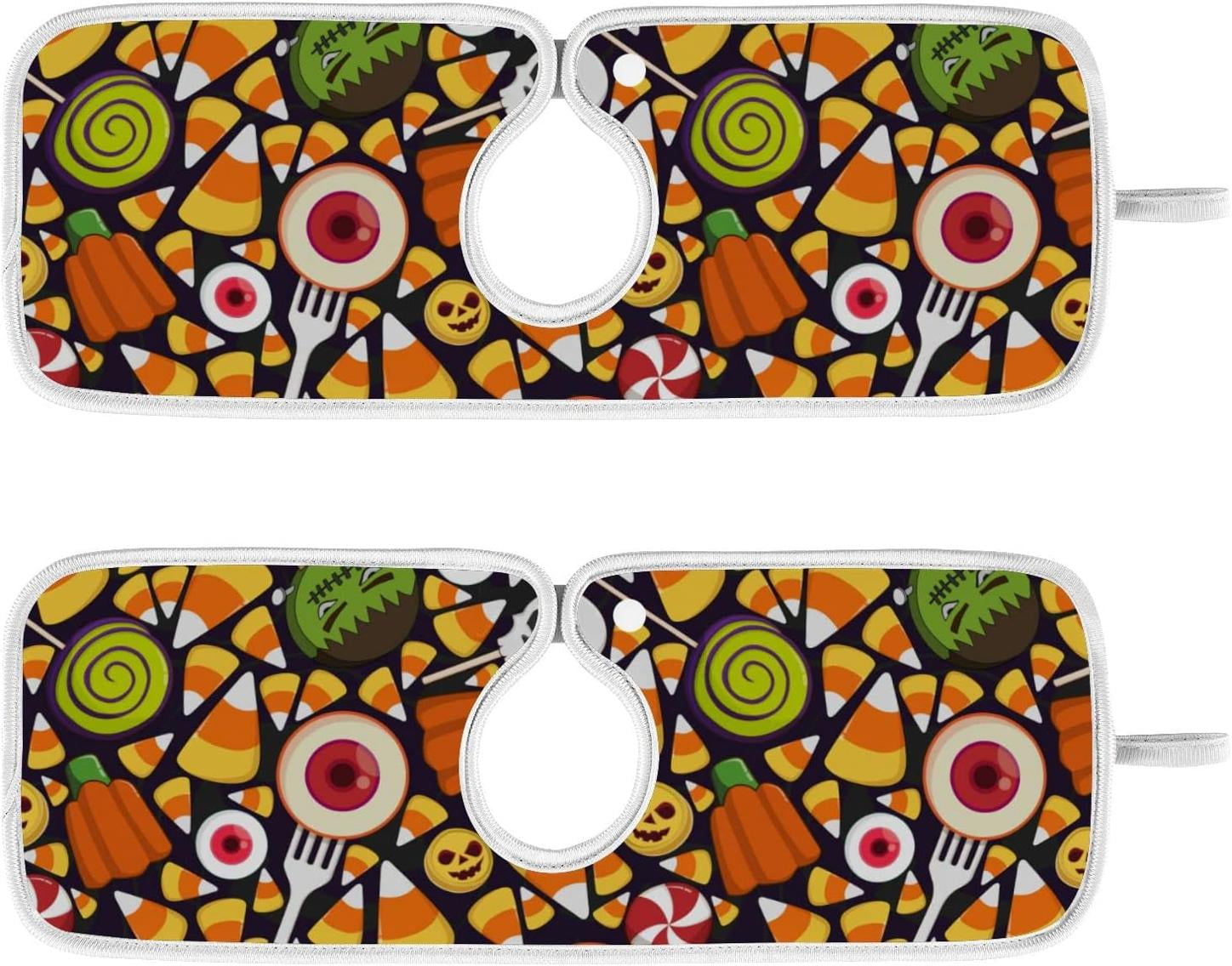 Coolnut Halloween Sweet Sink Splash Guard for Faucet 2 Packs Faucet ...