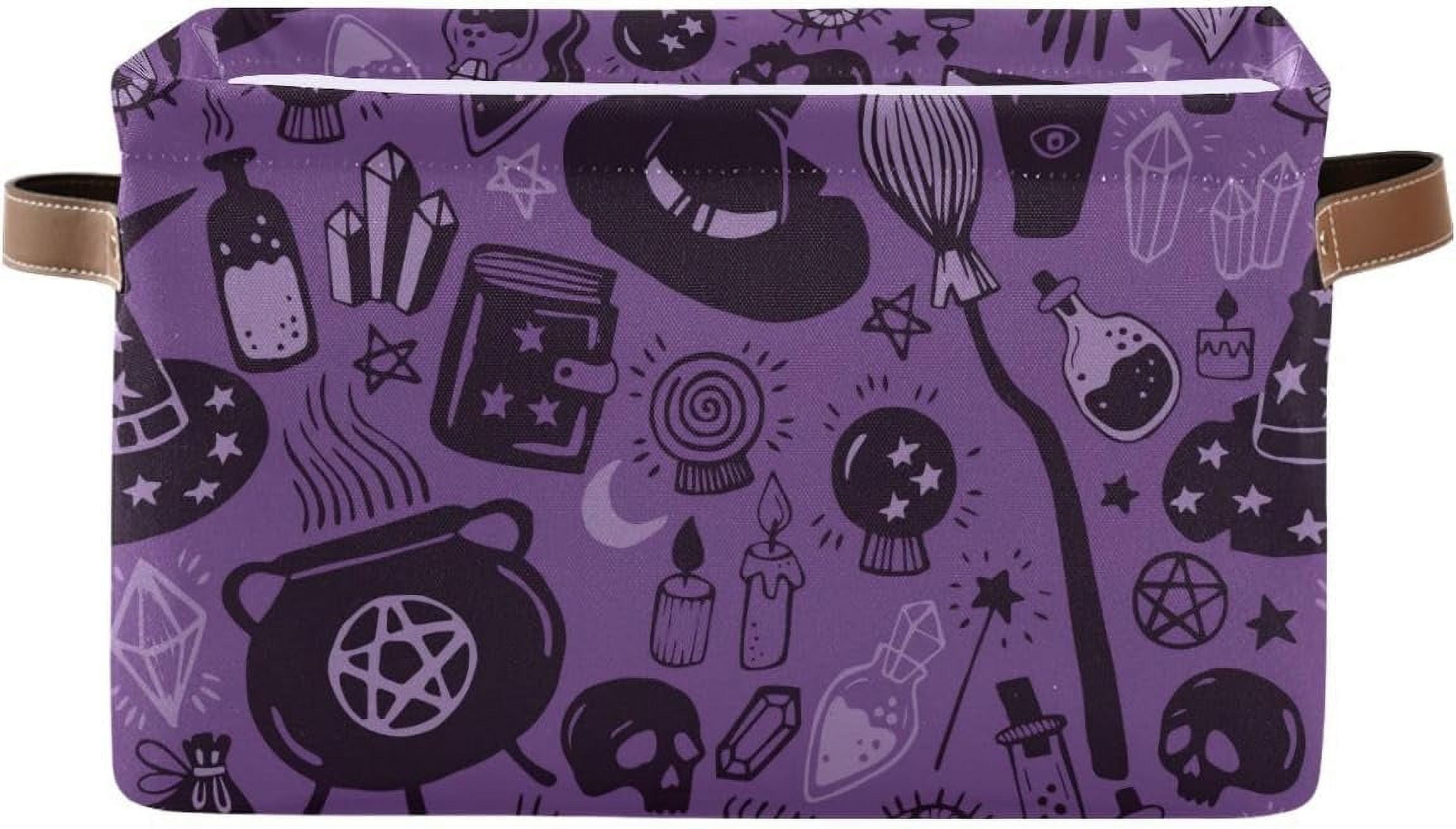 Coolnut Halloween Witch Storage Basket Collapsible Toy Storage Bins ...