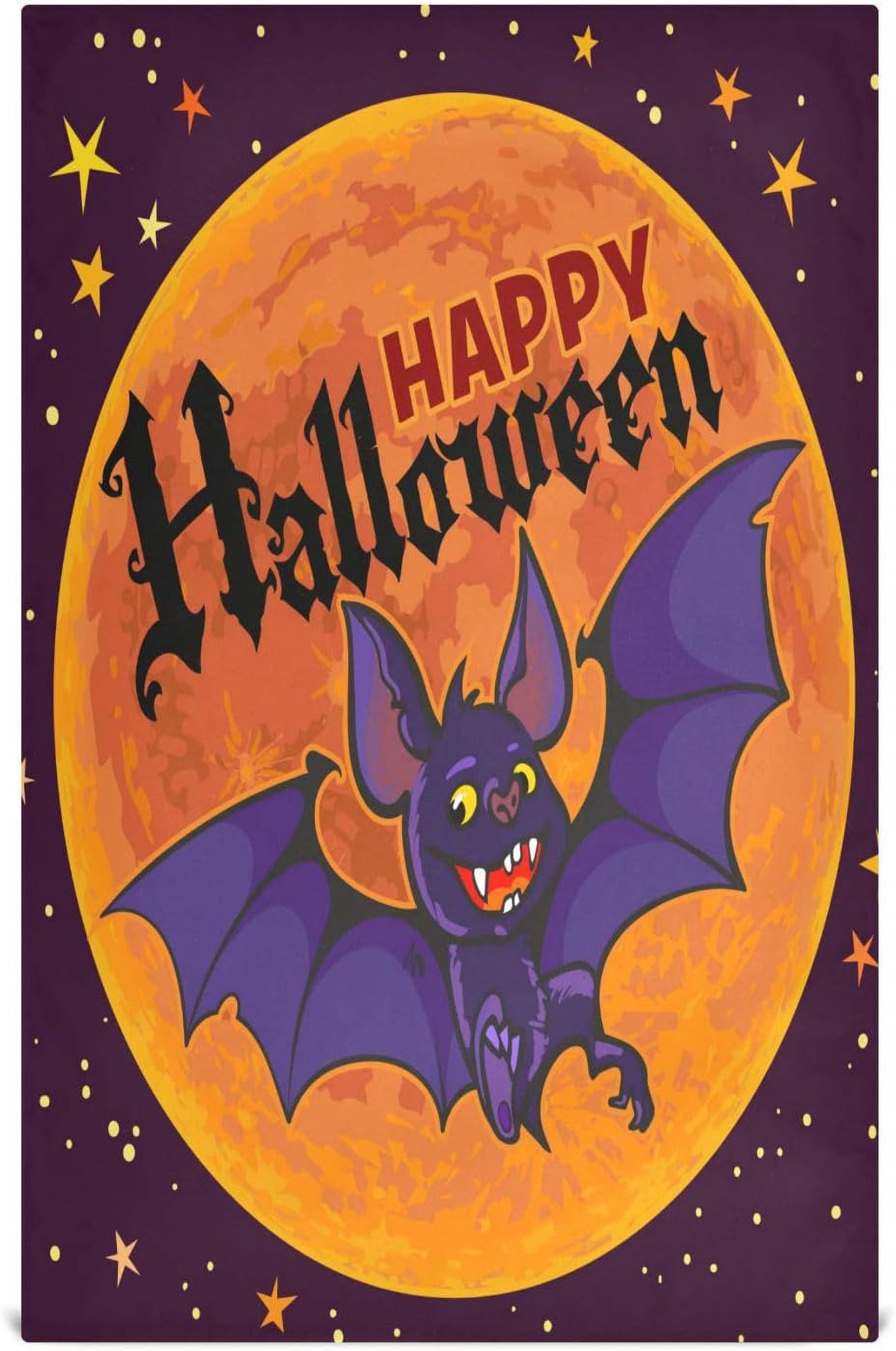 Coolnut Hallowen Bat Kitchen Dish Towel Set,Drying Kitchen Towels Tea ...