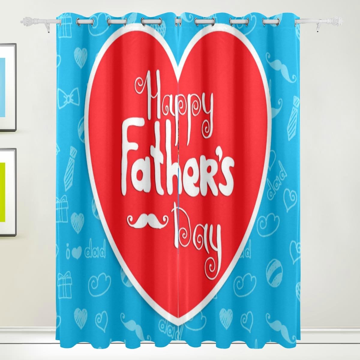 Coolnut Happy Father's Day with Heart Thermal Insulated Blackout ...